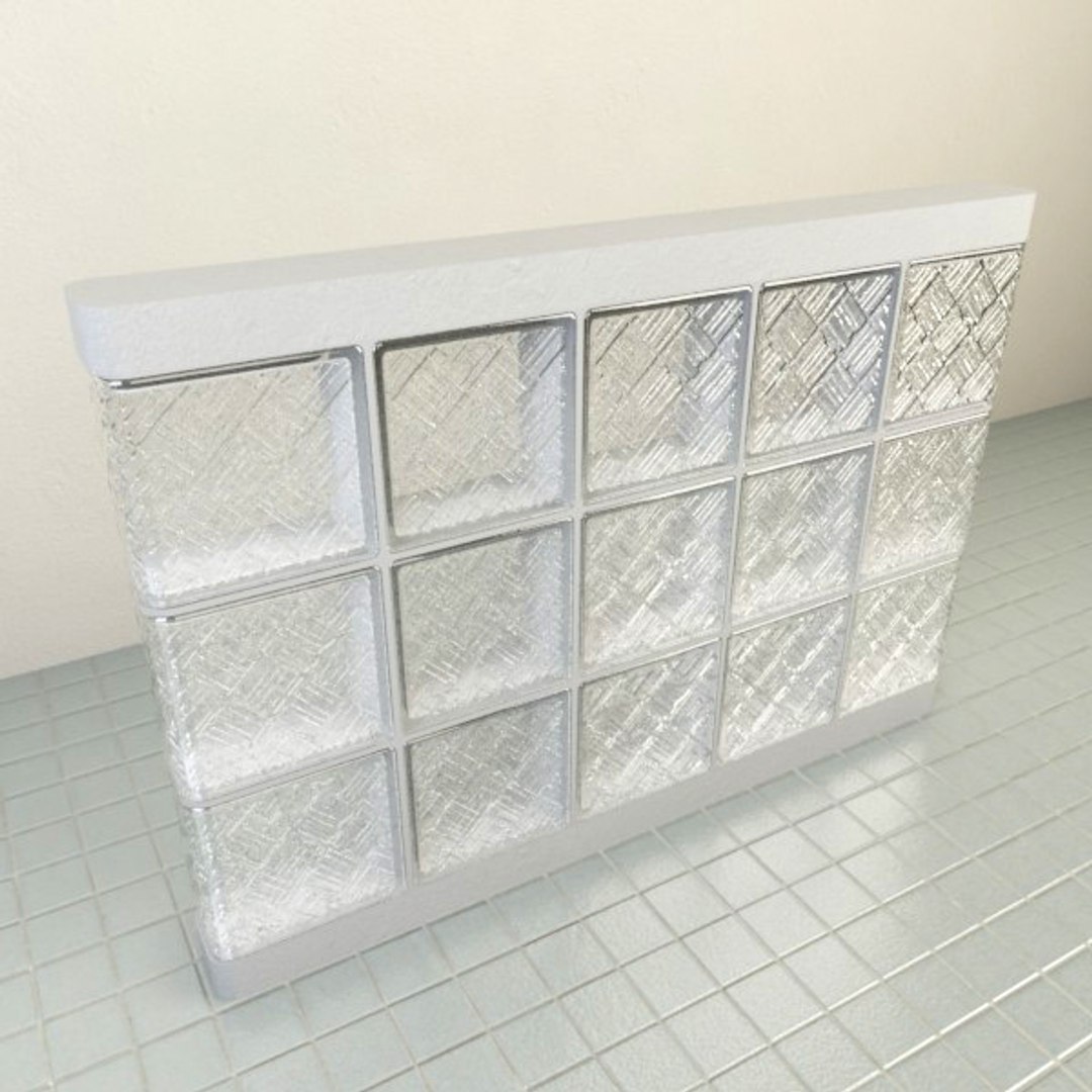 glass blocks 1 3d model