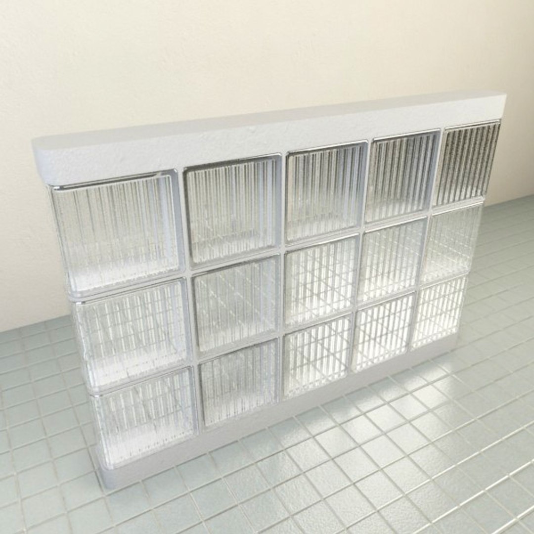 glass blocks 1 3d model