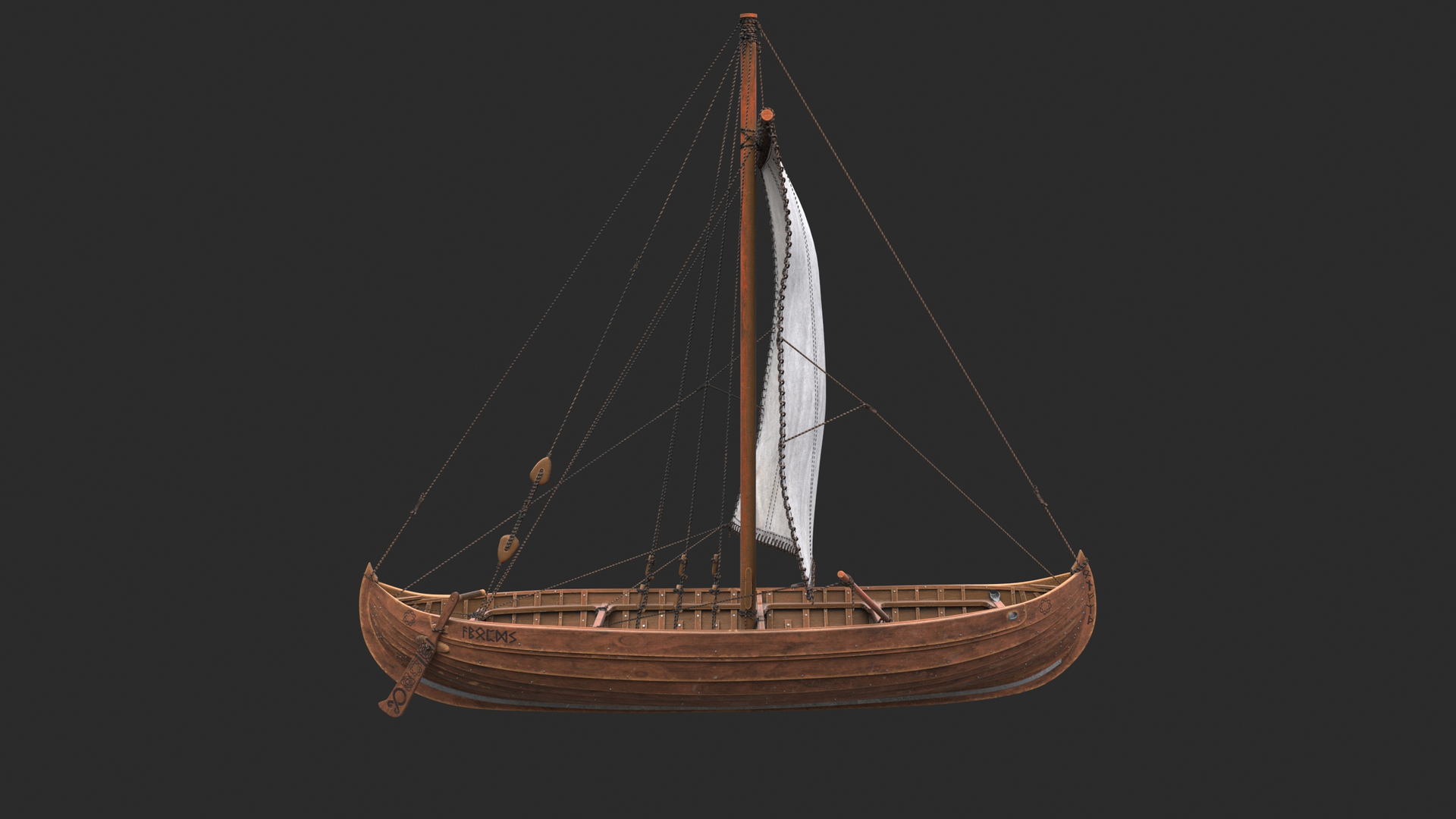 Viking Knarr 3D Model - TurboSquid 2312541