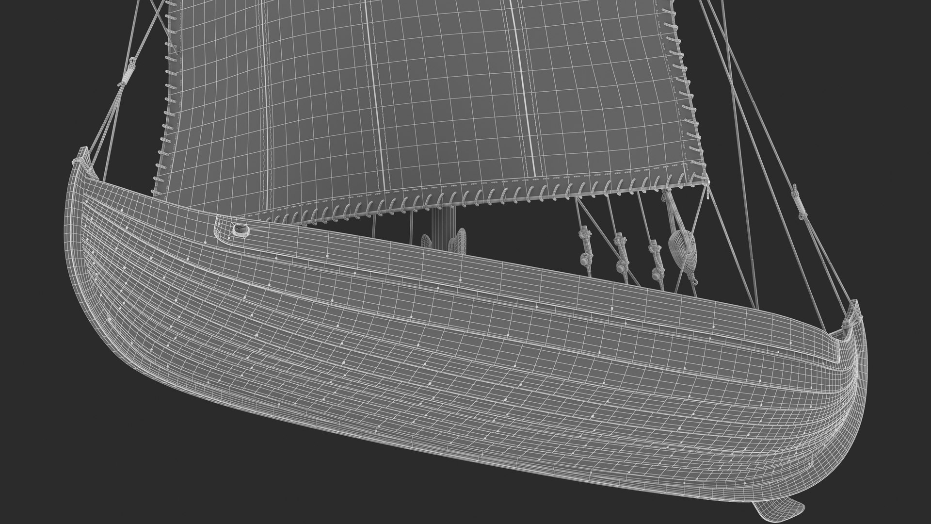 Viking Knarr 3D Model - TurboSquid 2312541