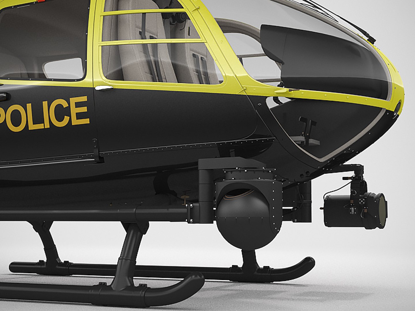 Eurocopter Ec135 Police 3d Max