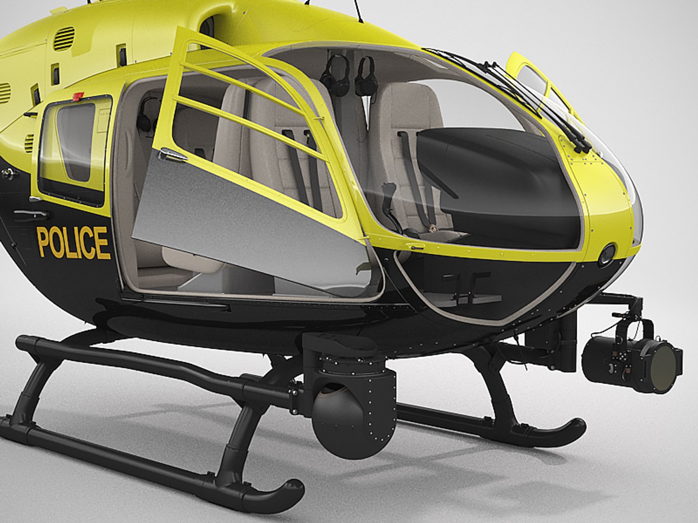 eurocopter ec135 police 3d max