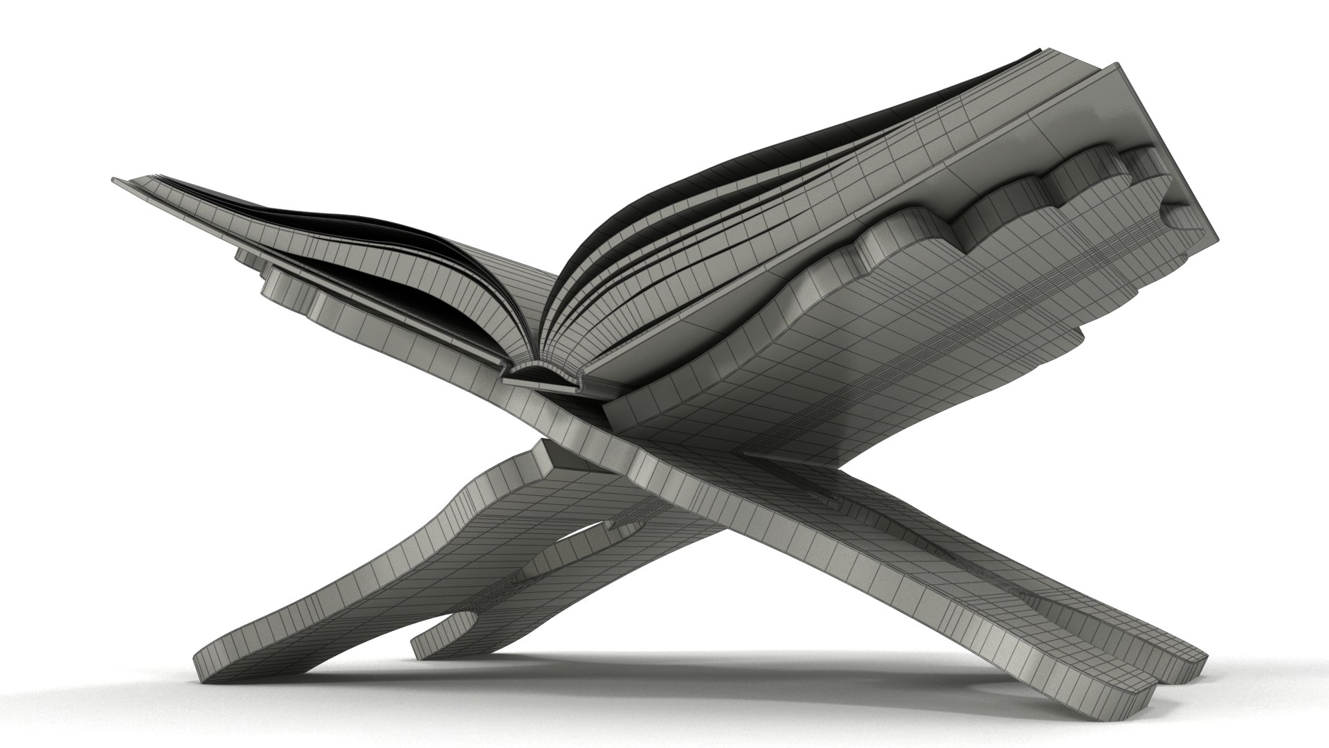 Quran Book Holder 3D Model - TurboSquid 1701792