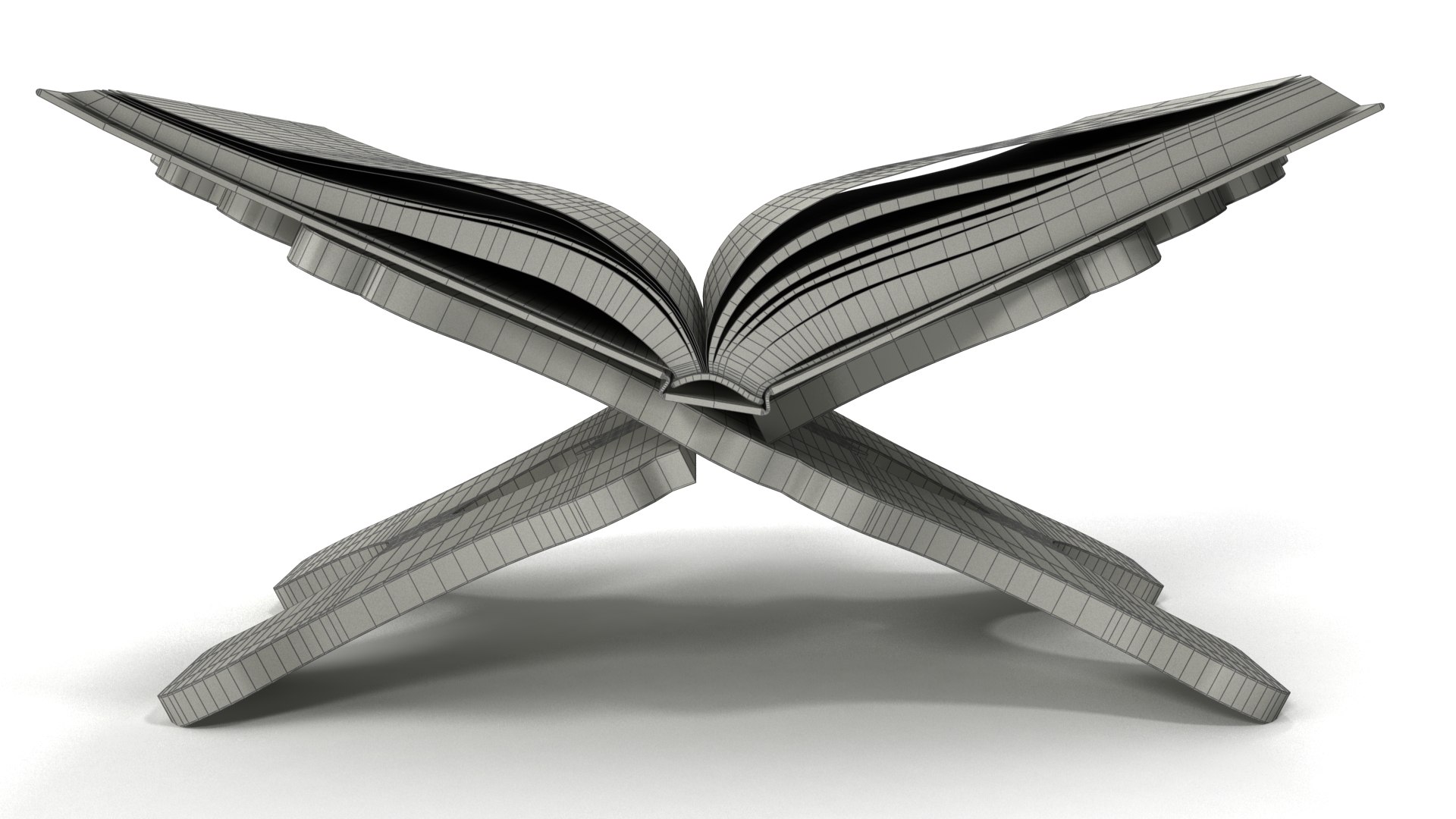 Quran Book Holder 3D Model - TurboSquid 1701792
