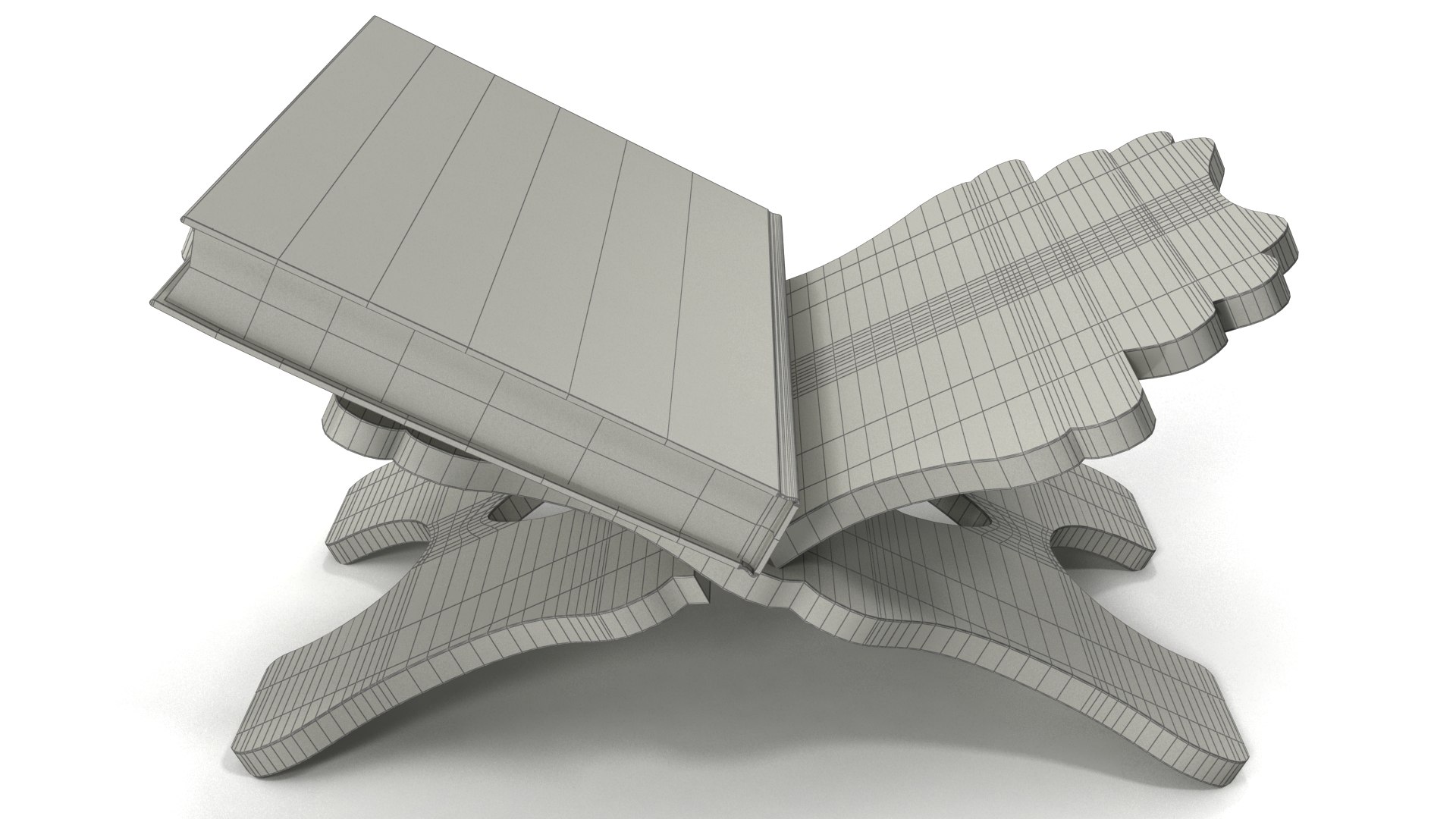 Quran Book Holder 3D Model - TurboSquid 1701792