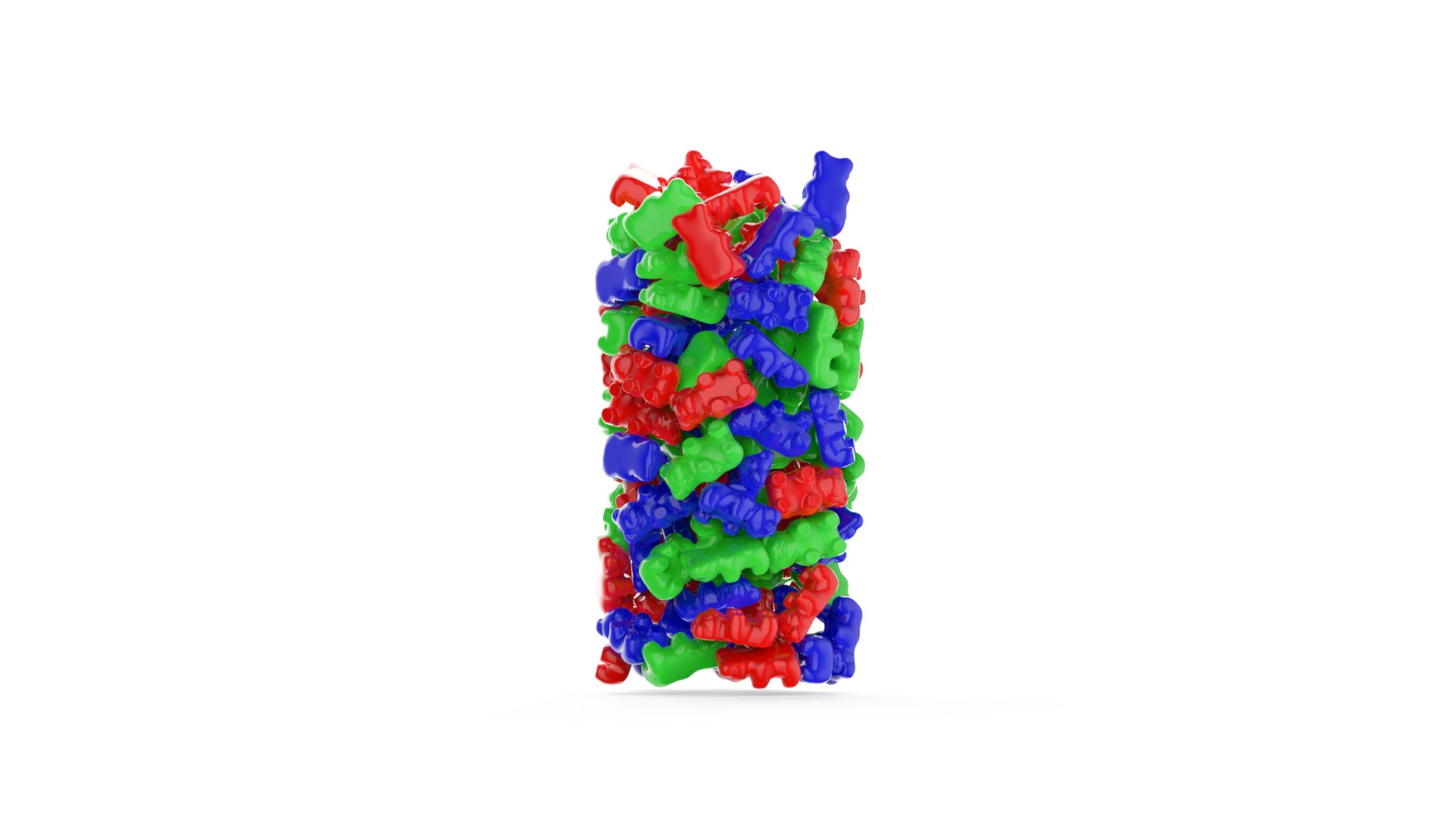 Supplement Gummies Bottle 3D Model - TurboSquid 2150081