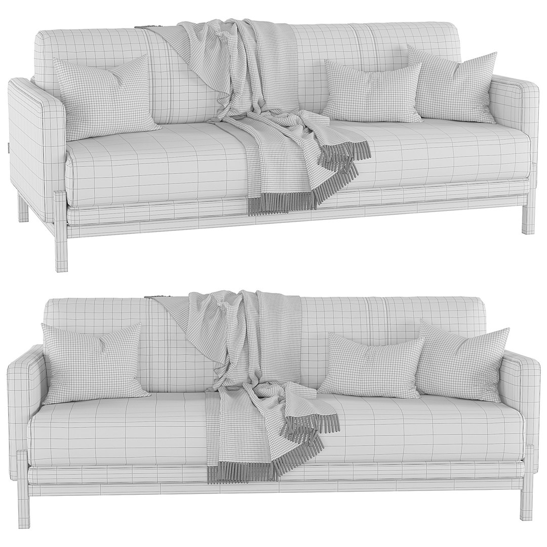 Sofa Lagom 3D Model - TurboSquid 2198614