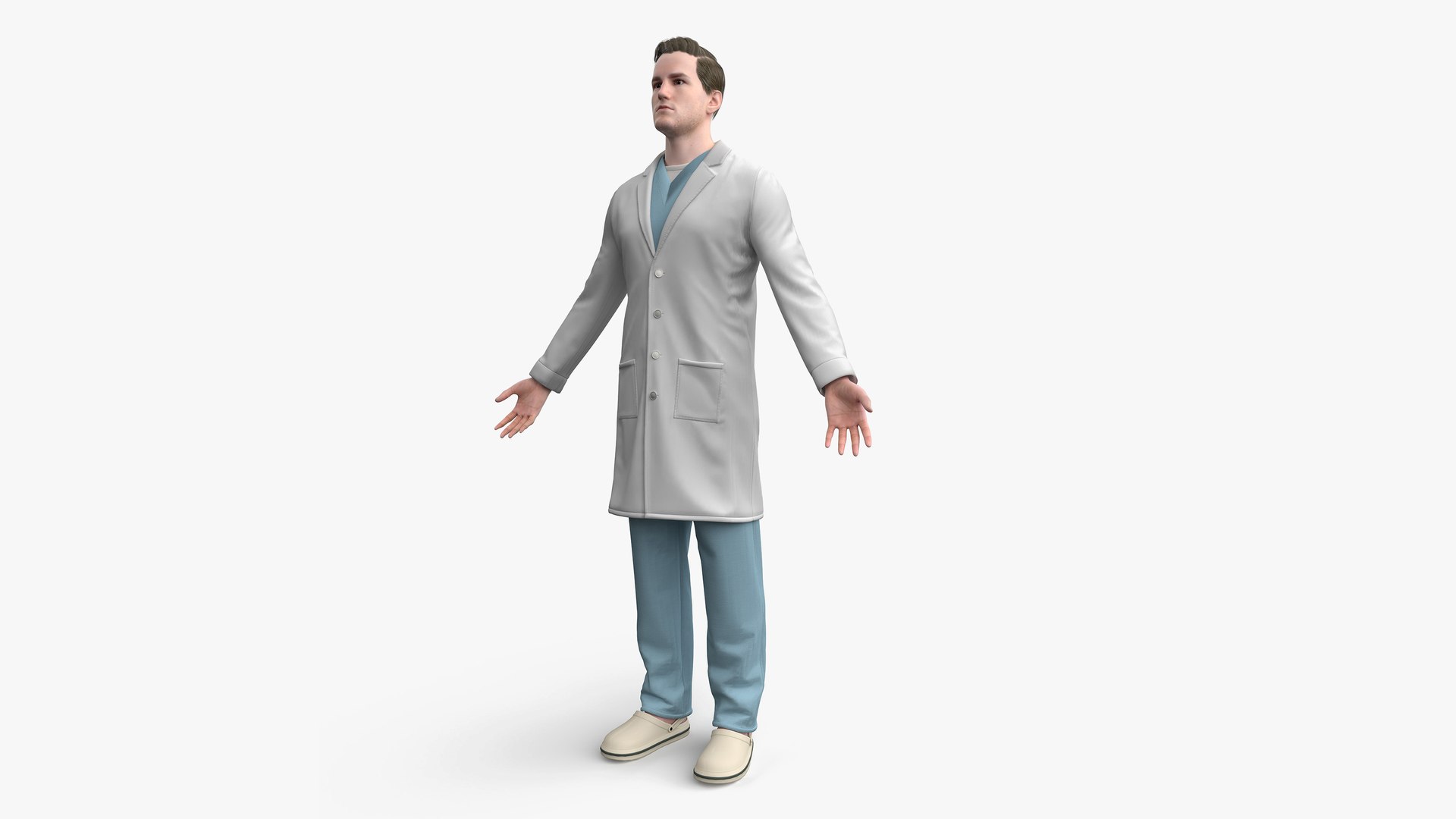 3D Male Doctor - TurboSquid 1949009