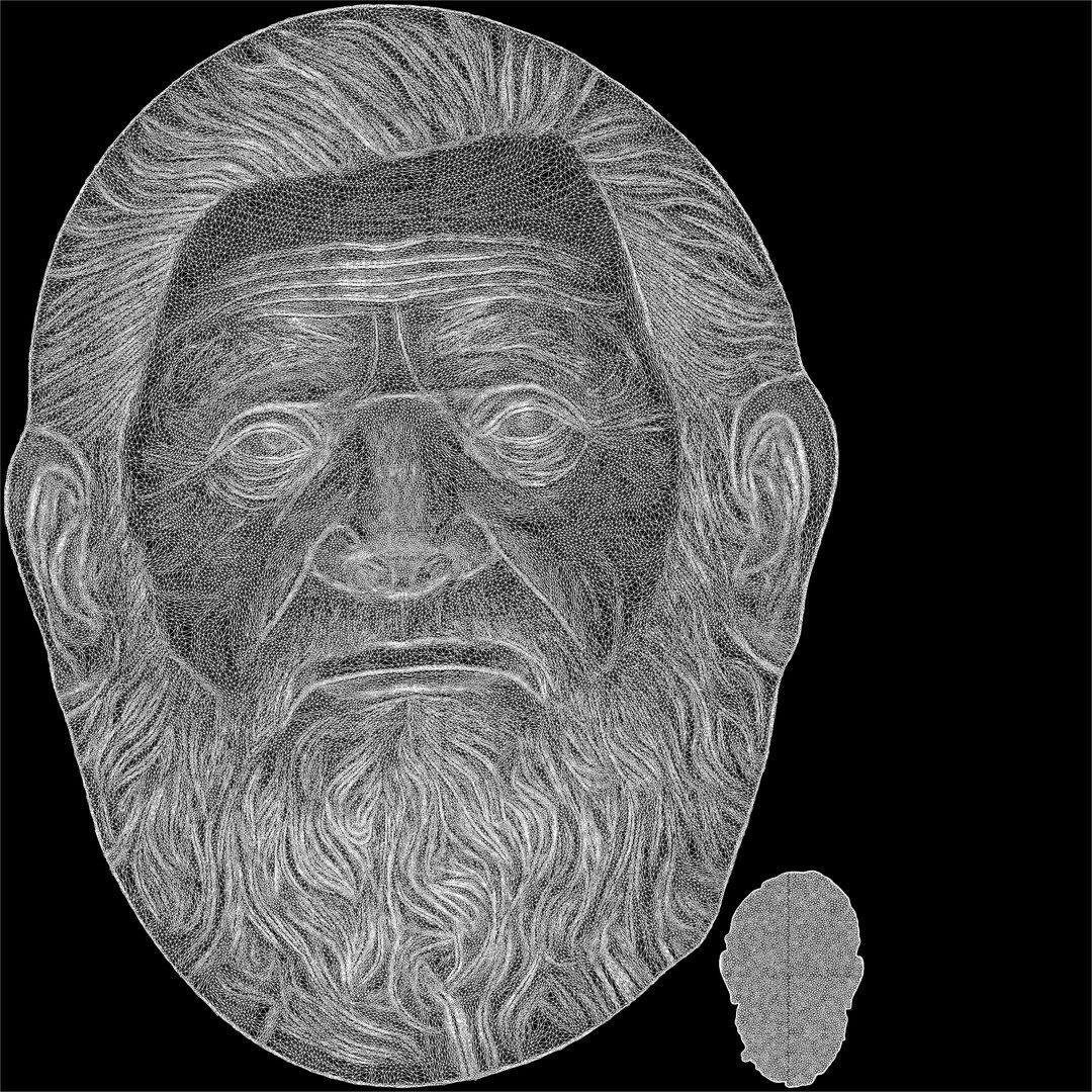 Old Man Relief 5 Model - TurboSquid 2287700