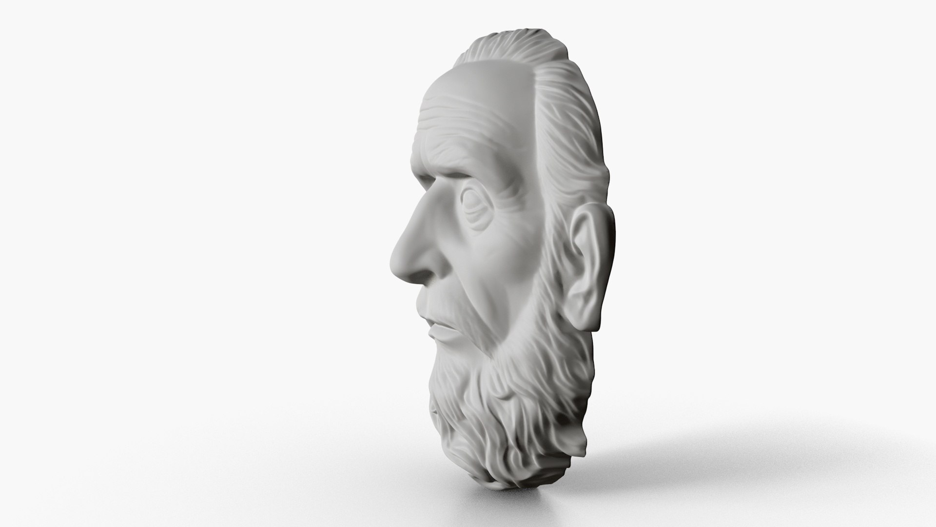 Old Man Relief 5 Model - TurboSquid 2287700