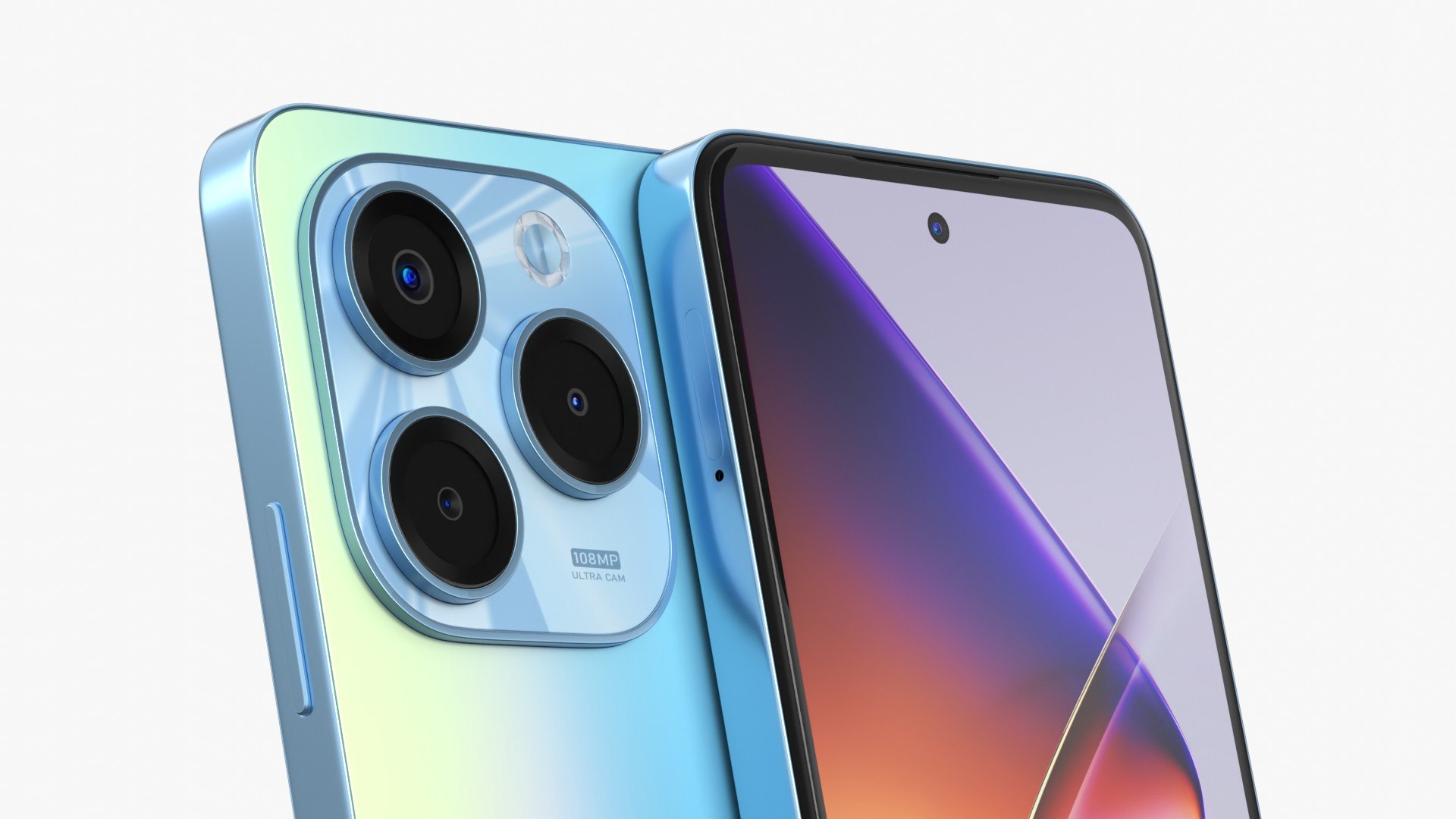 Infinix Note 40X Blue 3D Model - TurboSquid 2264450