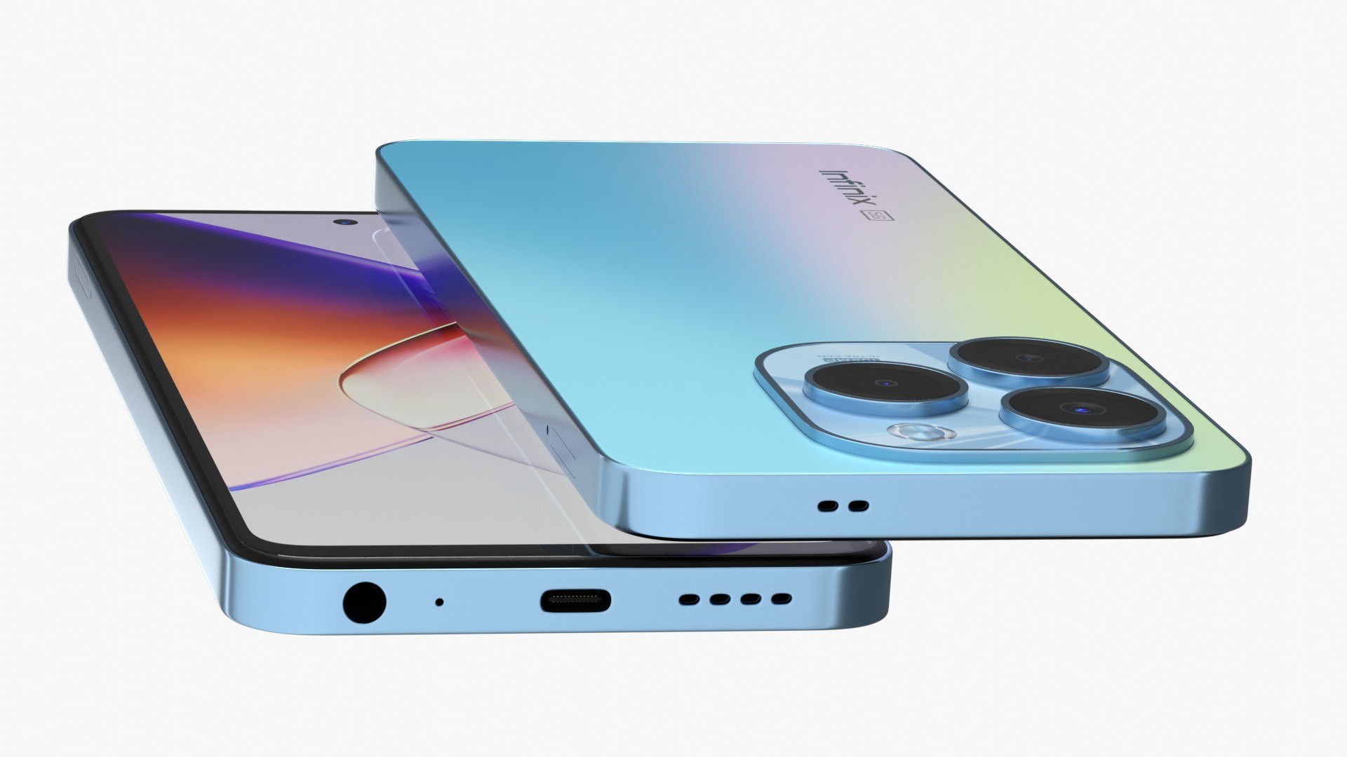 Infinix Note 40X Blue 3D Model - TurboSquid 2264450