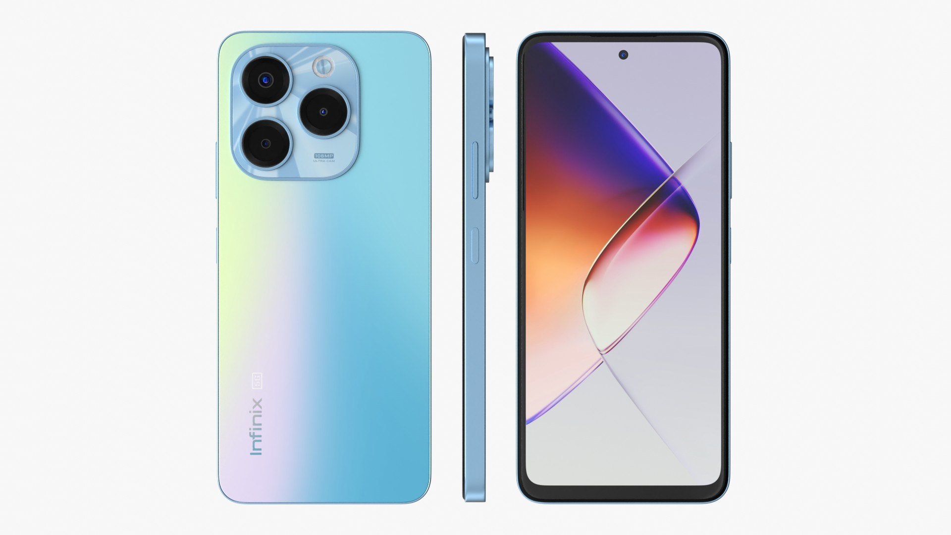 Infinix Note 40X Blue 3D Model - TurboSquid 2264450