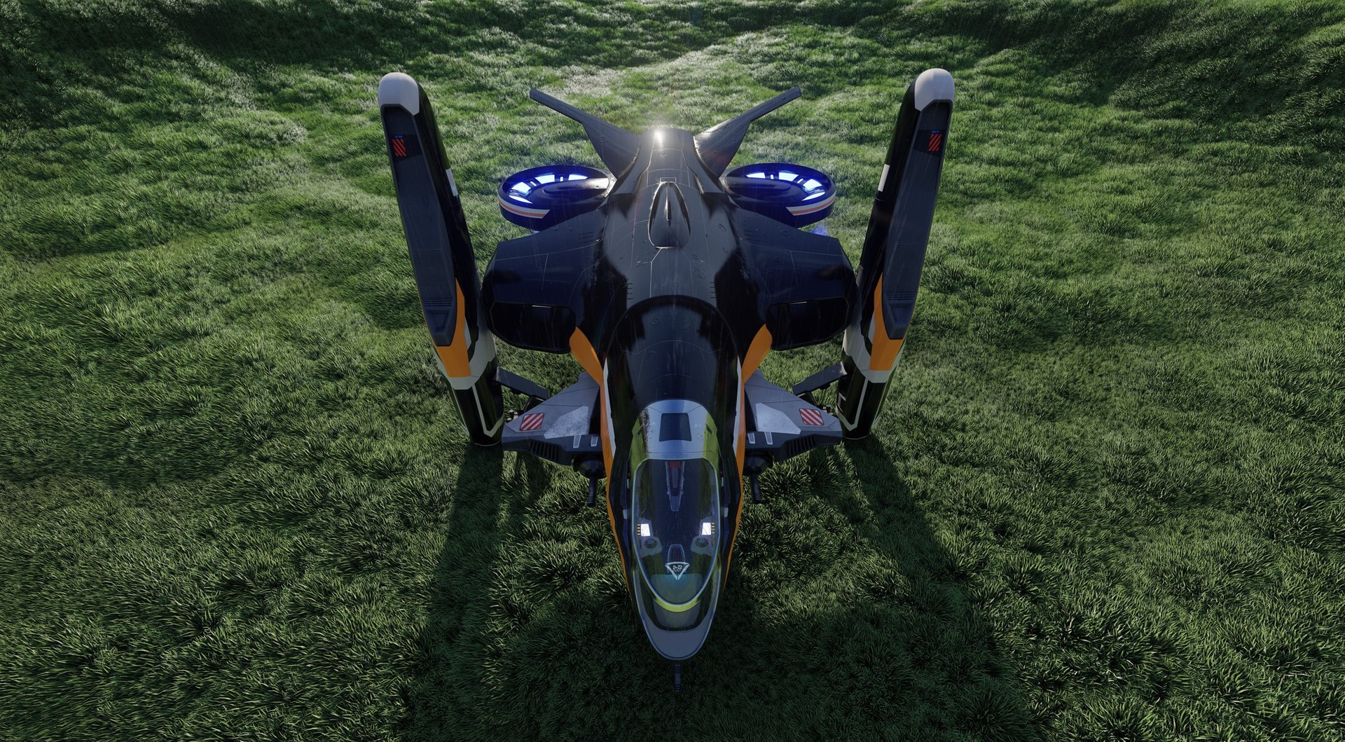 Sci-Fi Light Gunship G9 3D Model - TurboSquid 1916744