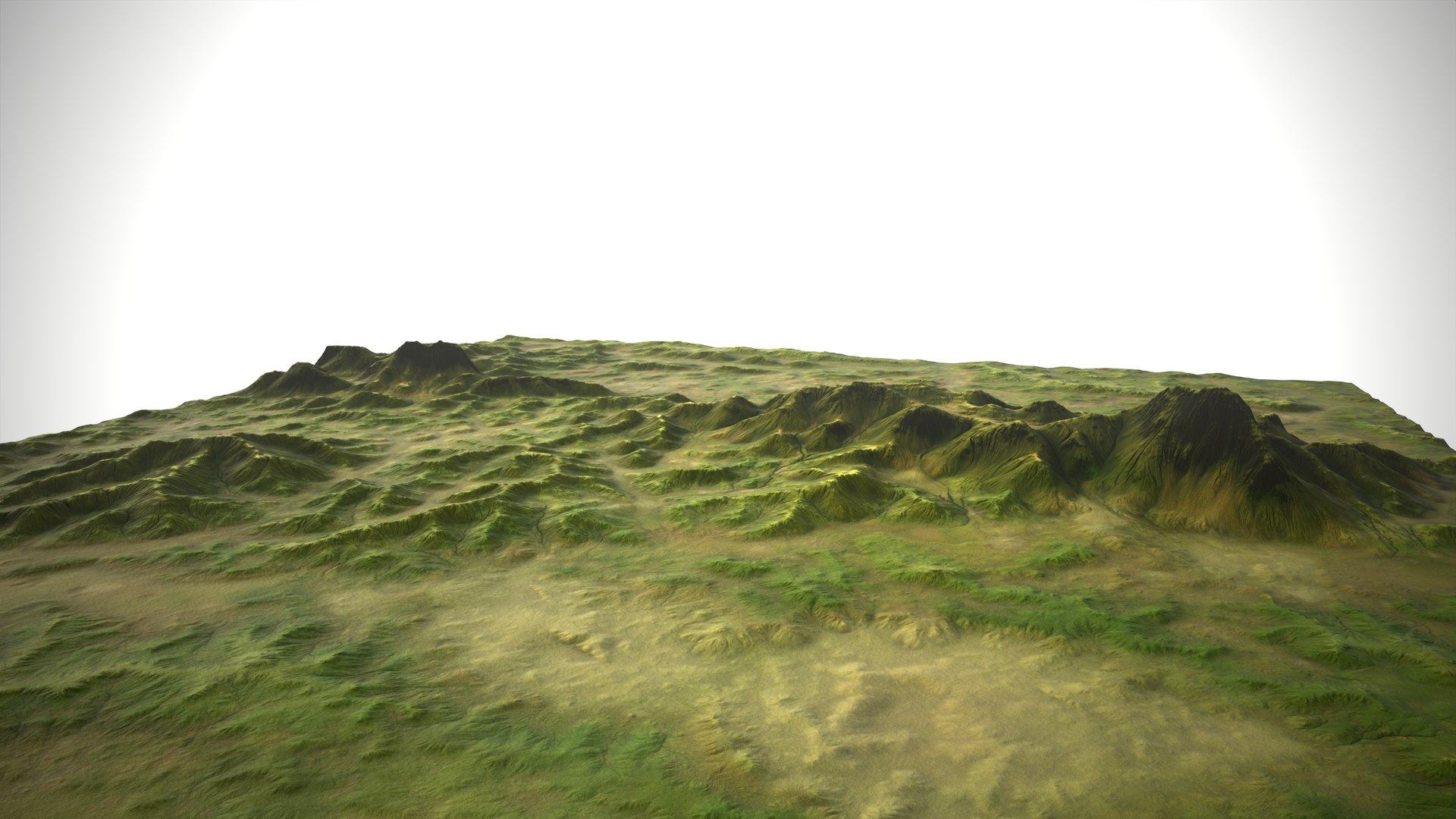 Hilly Landscape Version 1 3D Model - TurboSquid 1994172