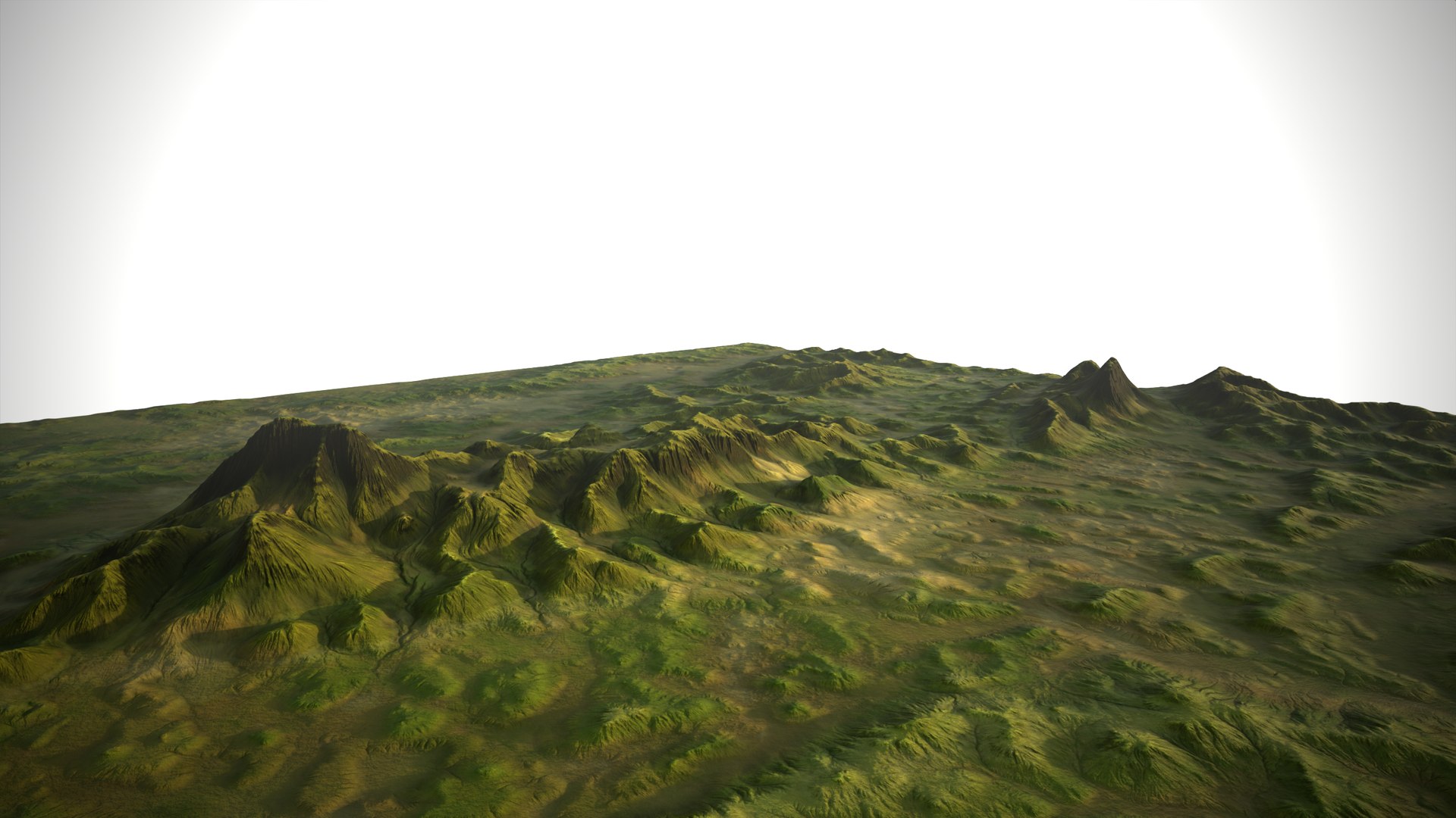 Hilly Landscape Version 1 3D Model - TurboSquid 1994172