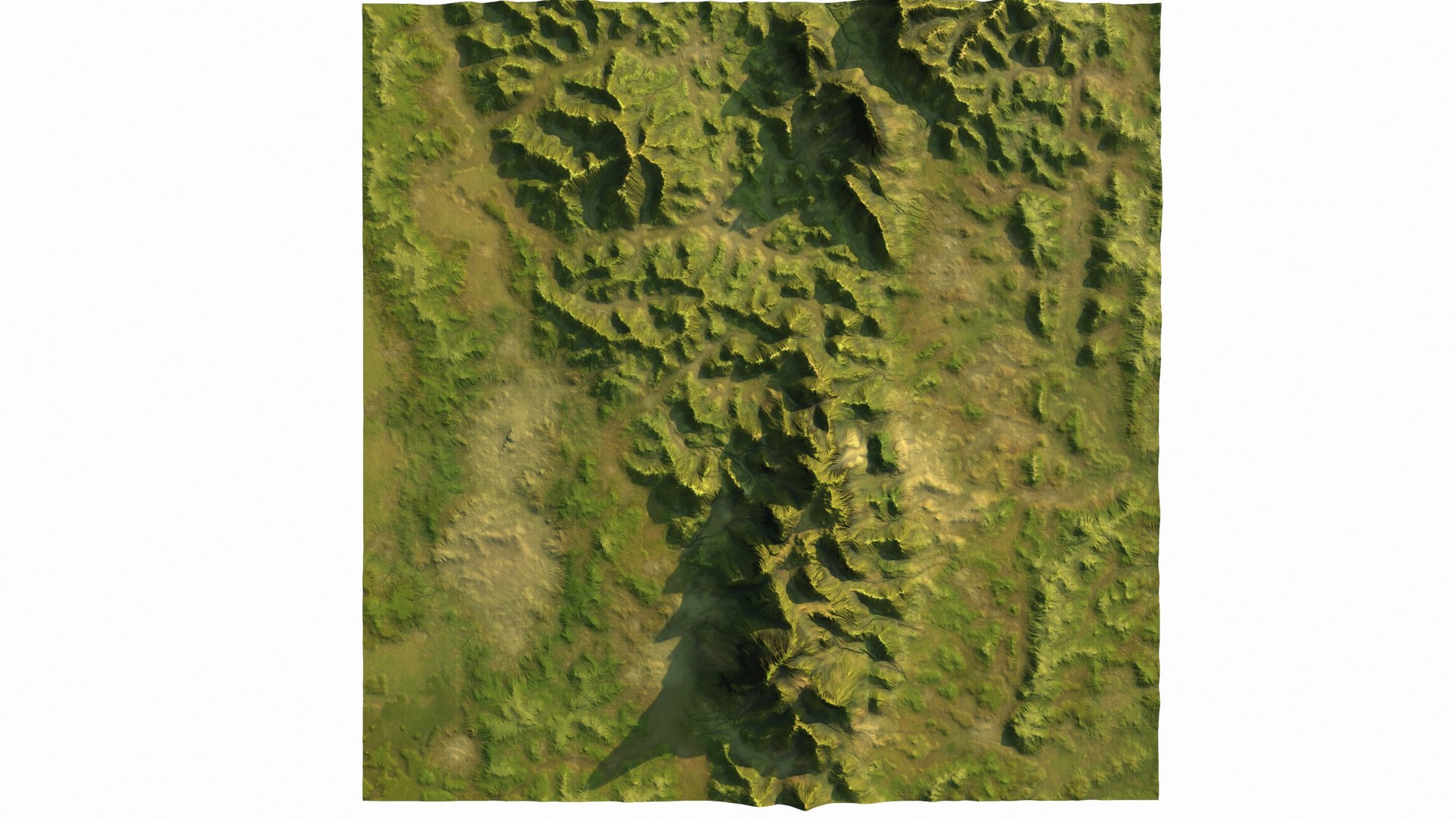 Hilly Landscape Version 1 3D Model - TurboSquid 1994172