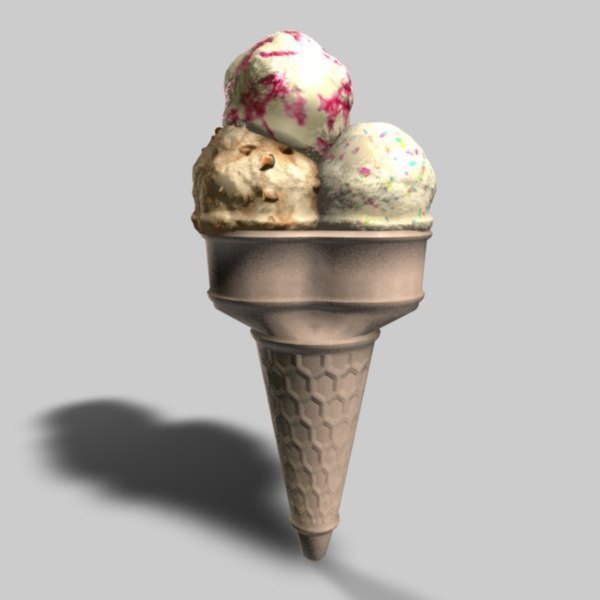3d model of 11 ice cream 26