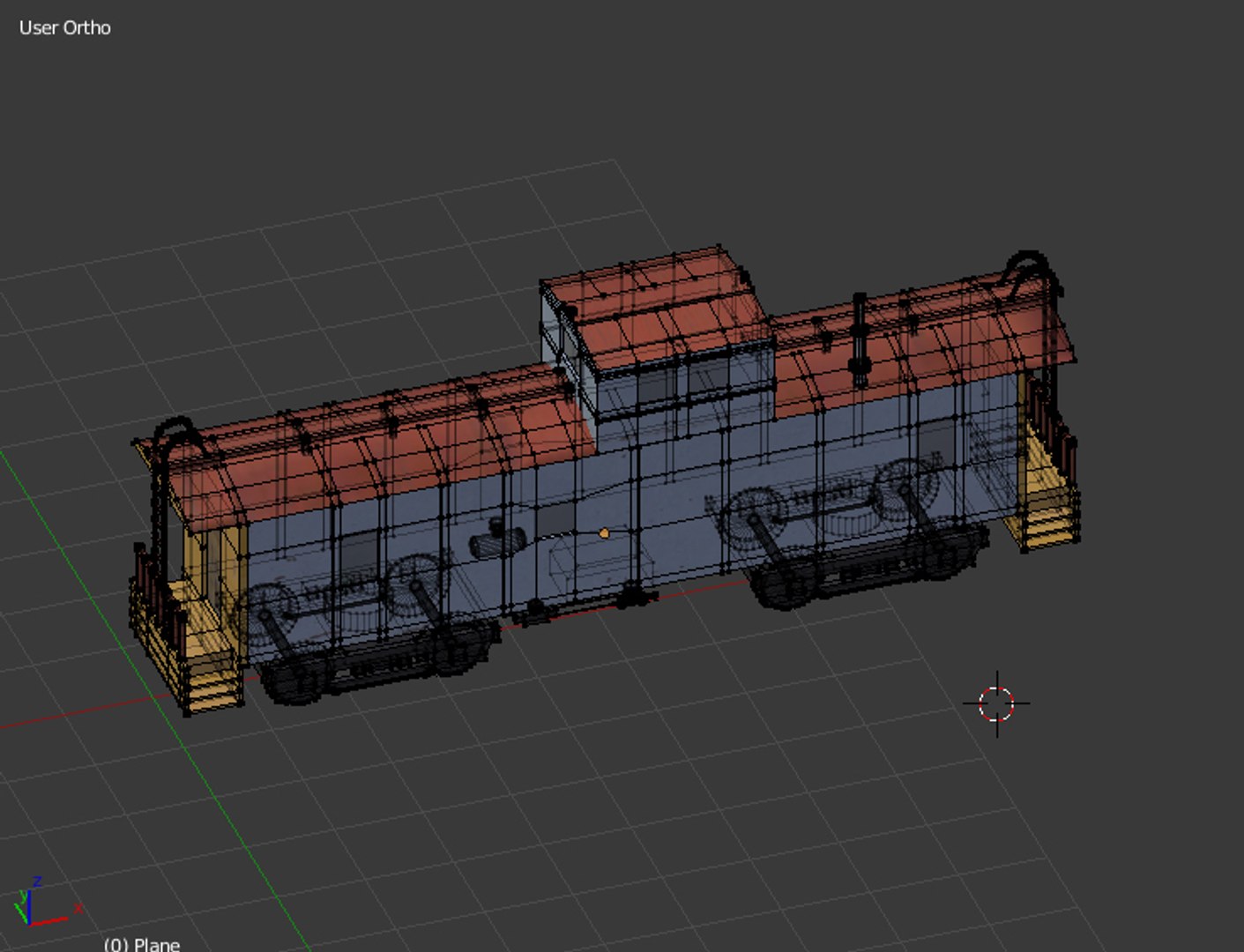3D Caboose Railcar - TurboSquid 1218243