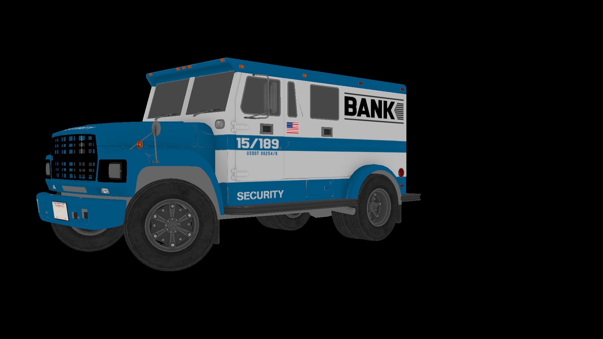 Generic American Security Truck 3D - TurboSquid 2234237
