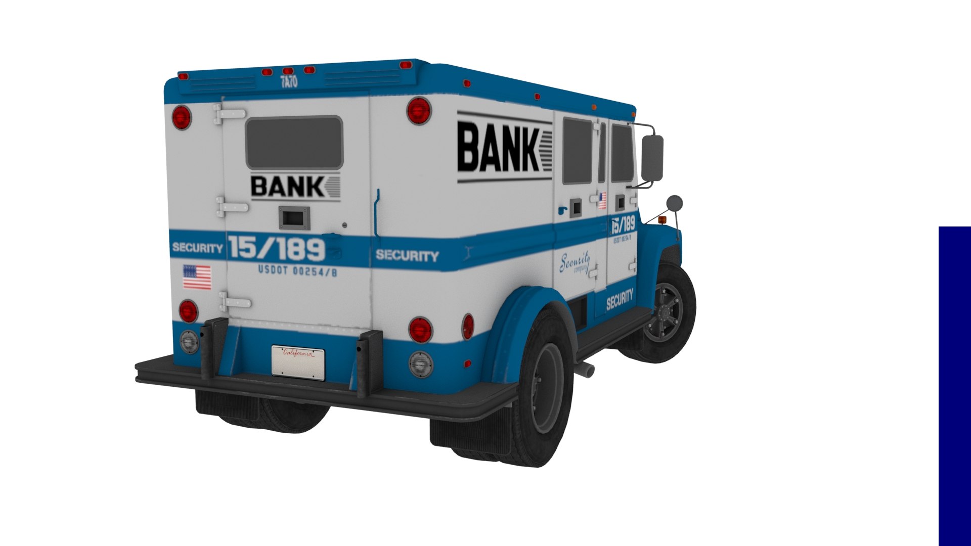 Generic American Security Truck 3D - TurboSquid 2234237
