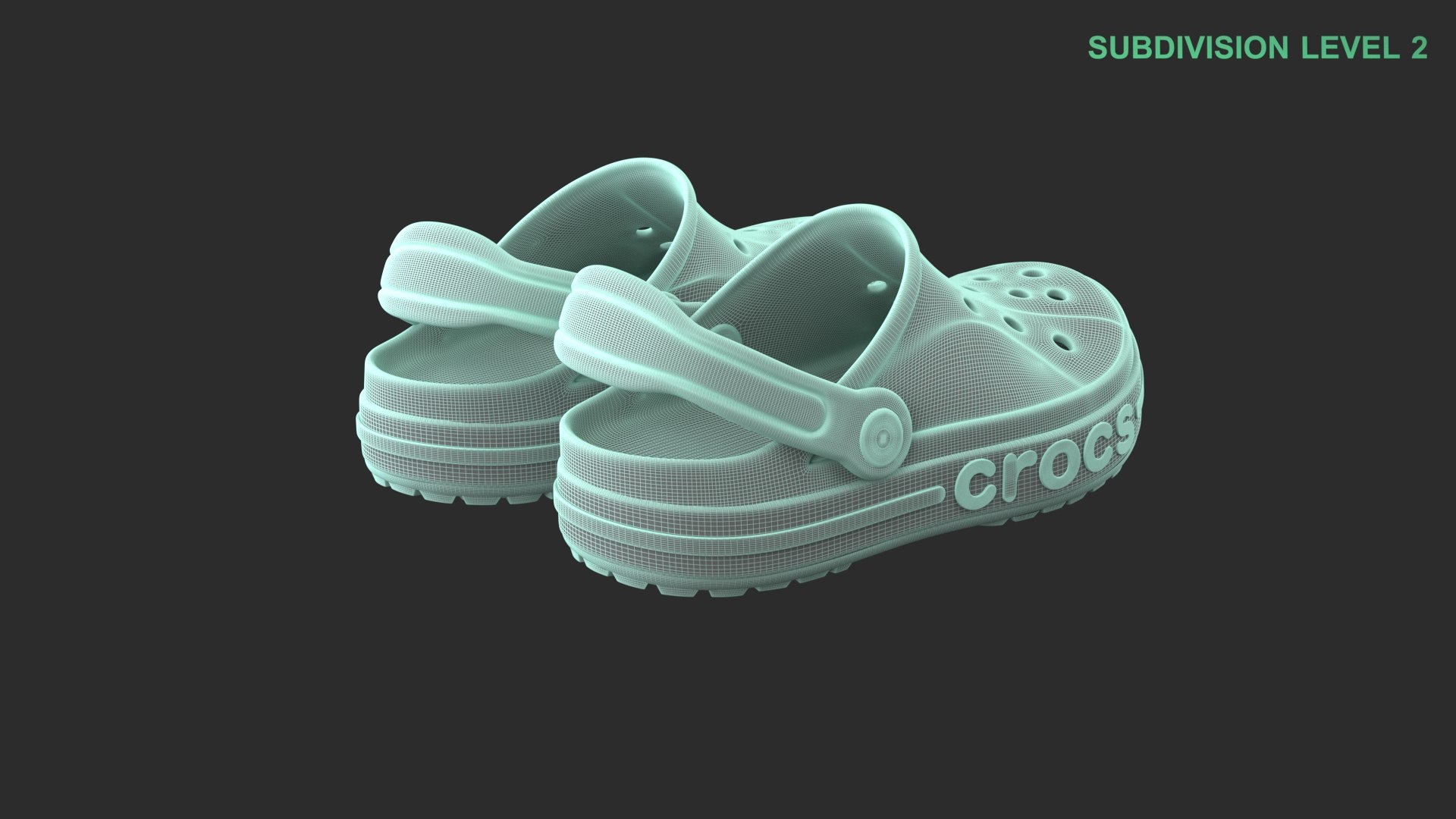 3D Crocs Bayaband Clog Model - TurboSquid 2409658