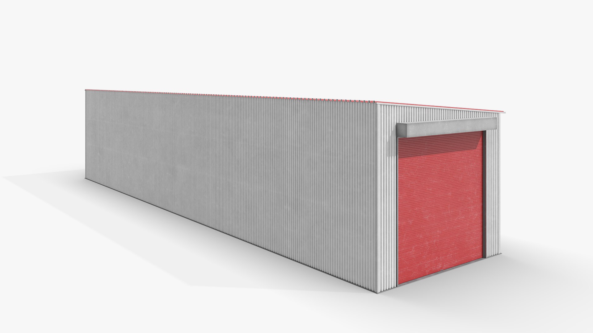 Separate Industrial Garage Building 3D Model - TurboSquid 2422355