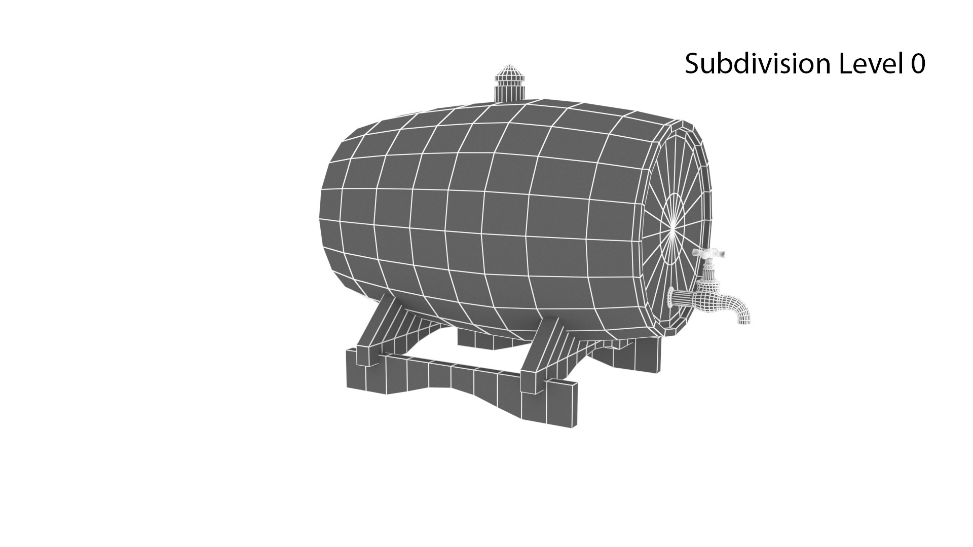 3D Whiskey Barrel Model - TurboSquid 1724140