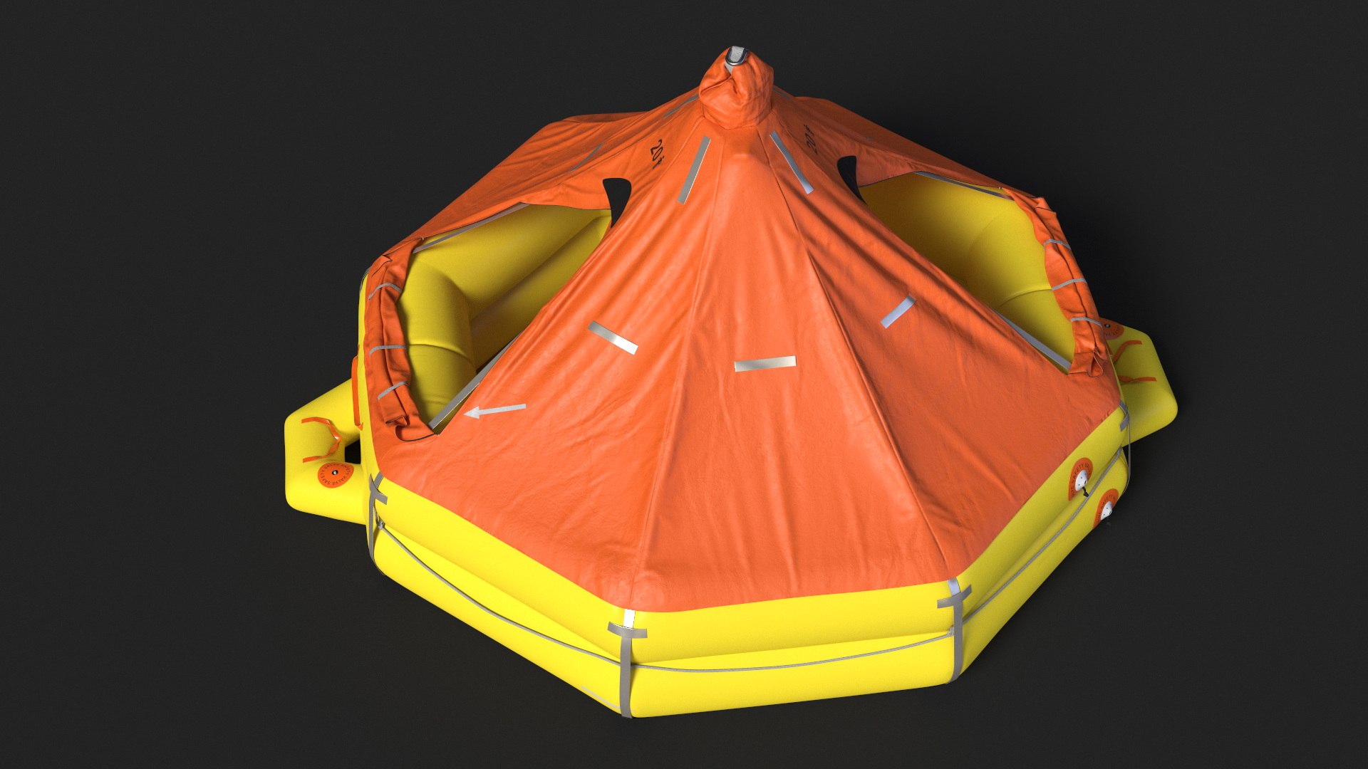 3D Inflatable Life Raft For 20 Persons - TurboSquid 2315054