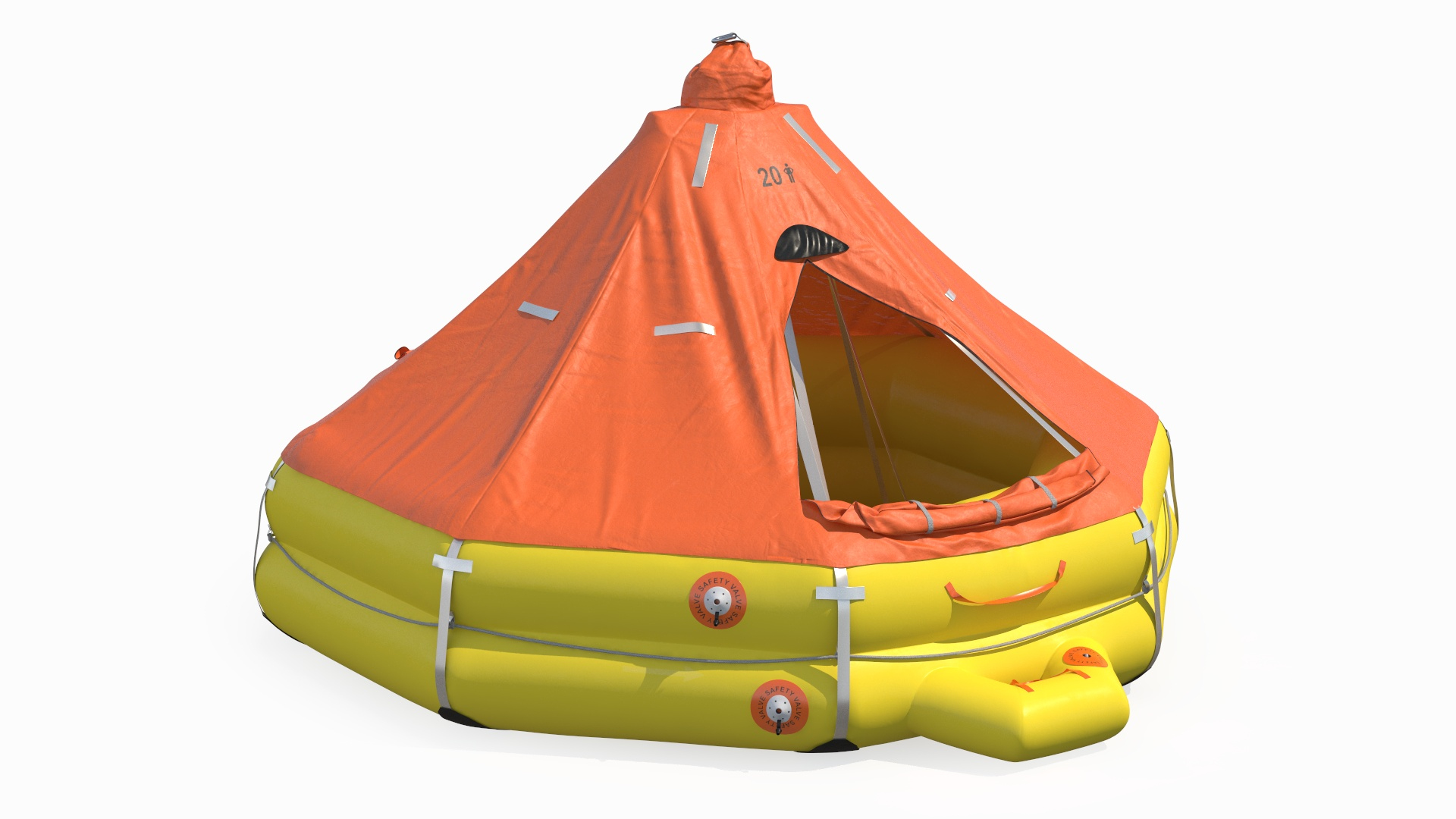 3D Inflatable Life Raft For 20 Persons - TurboSquid 2315054