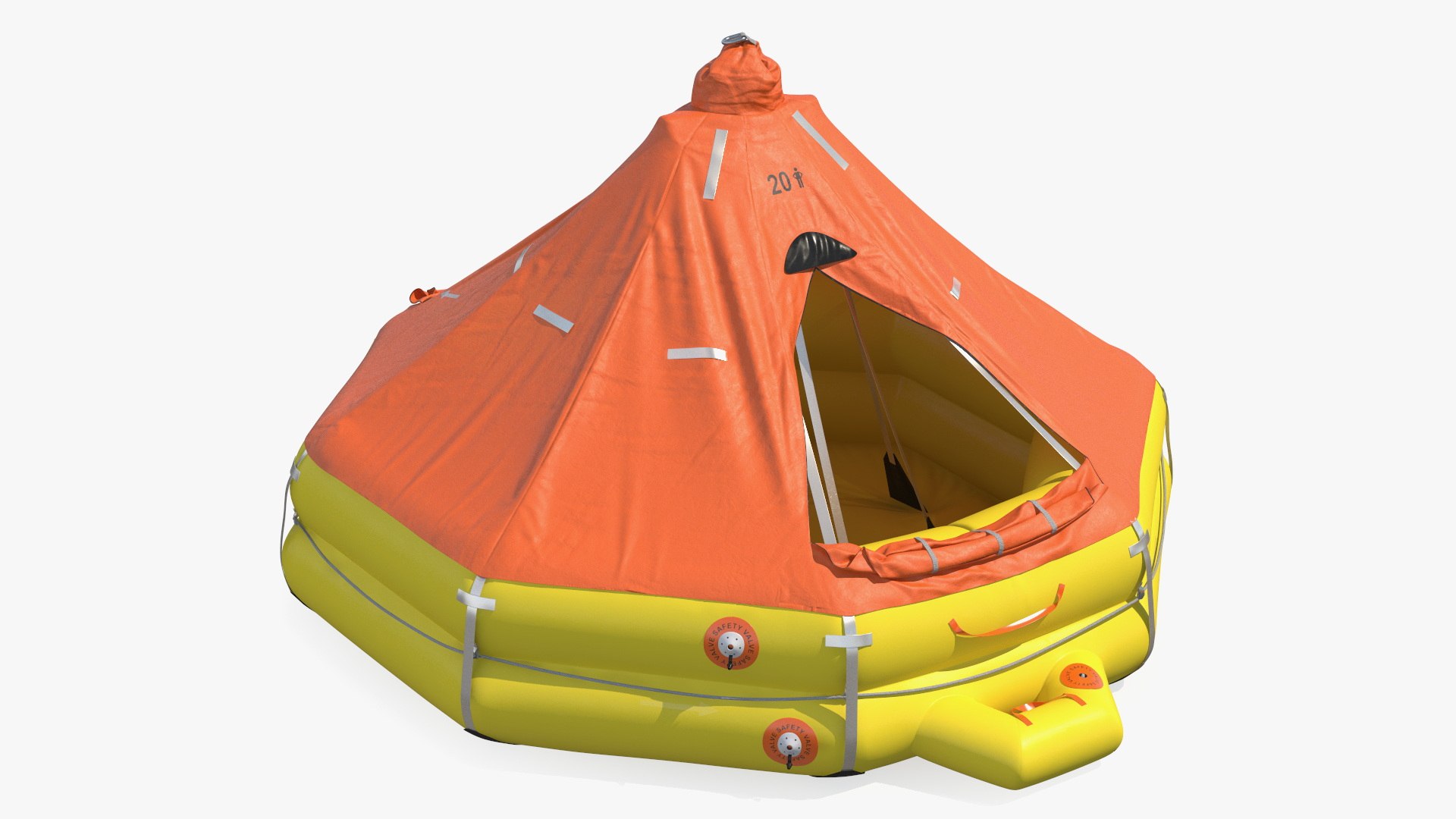 3D Inflatable Life Raft For 20 Persons - TurboSquid 2315054