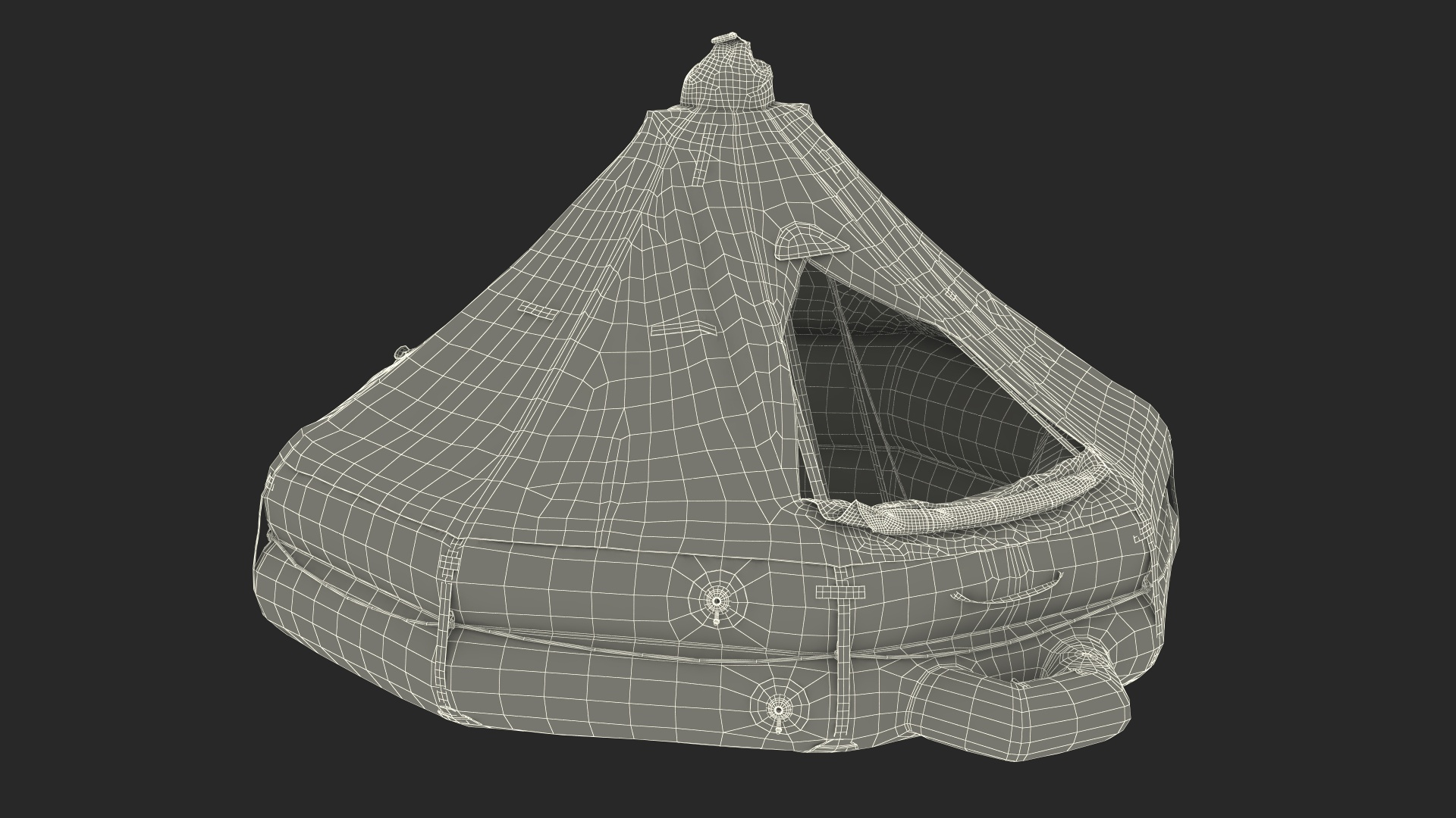 3D Inflatable Life Raft For 20 Persons - TurboSquid 2315054