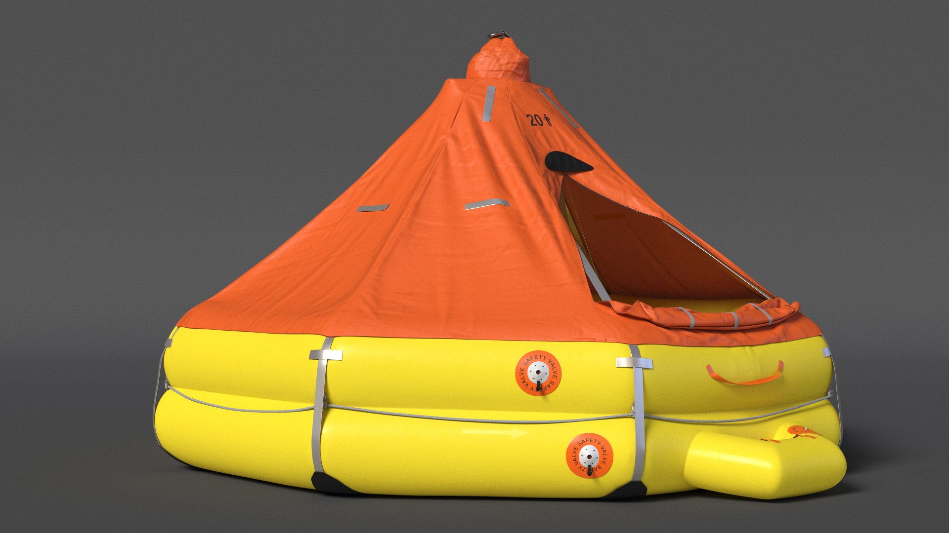 3D Inflatable Life Raft For 20 Persons - TurboSquid 2315054