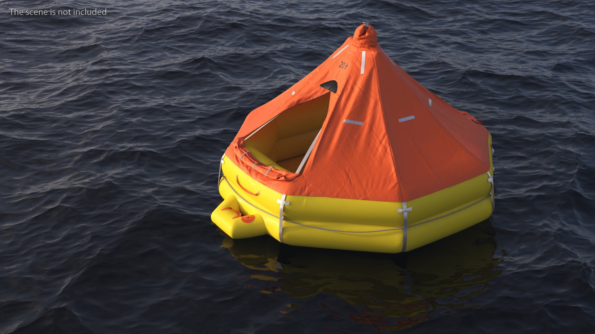 3D Inflatable Life Raft For 20 Persons - TurboSquid 2315054