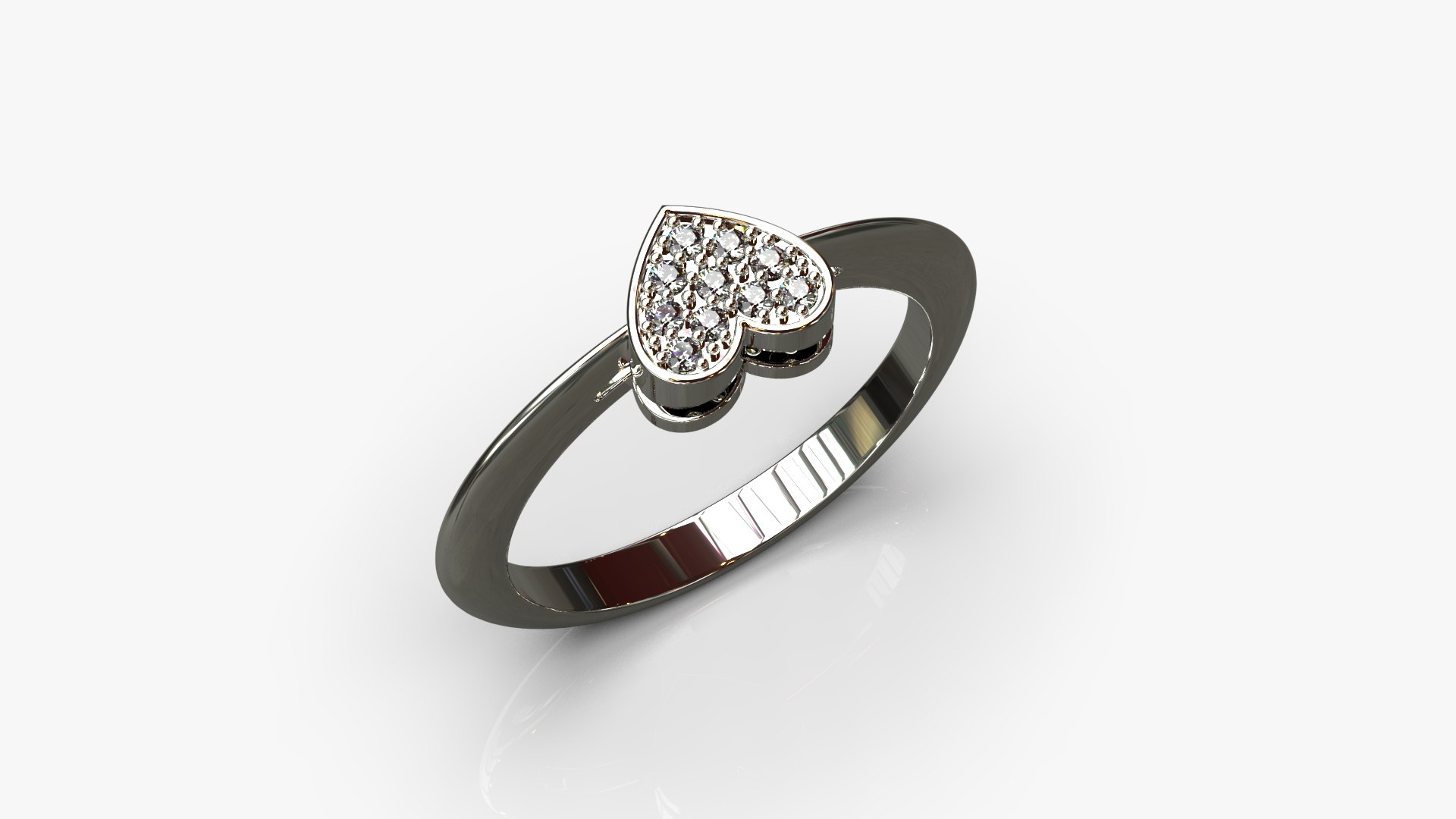 3D Heart Ring - TurboSquid 1923790