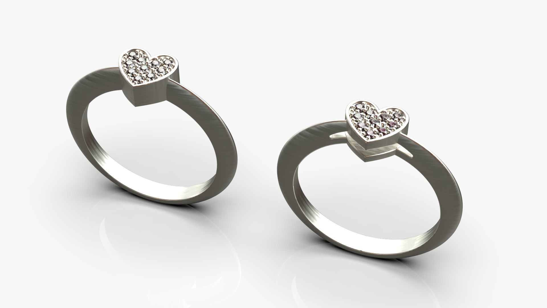 3D Heart Ring - TurboSquid 1923790