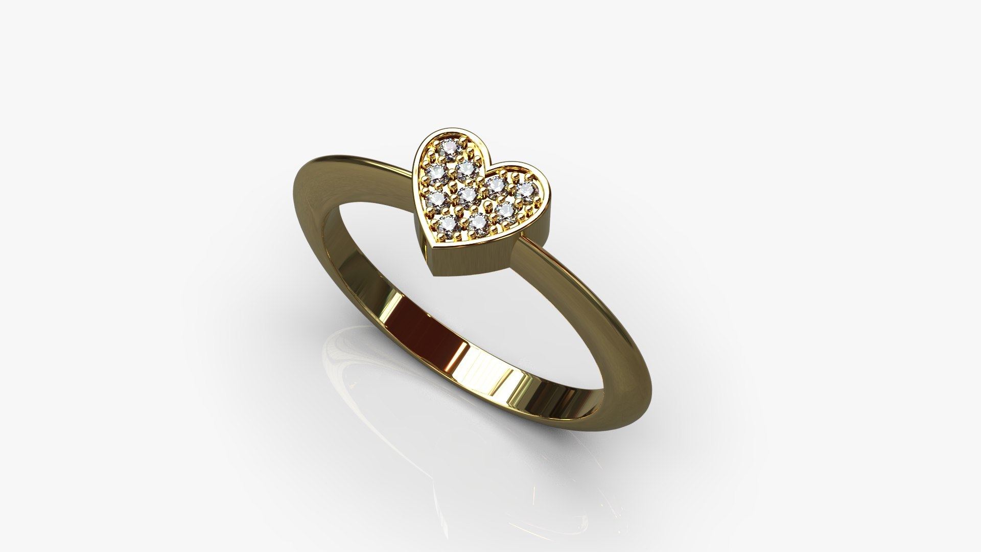 3D Heart Ring - TurboSquid 1923790