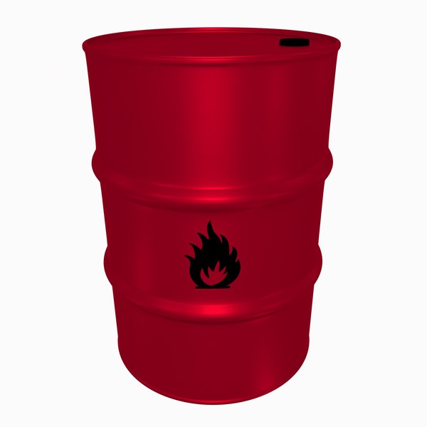 modelo 3d Barril de acero (inflamable) - TurboSquid 1381686