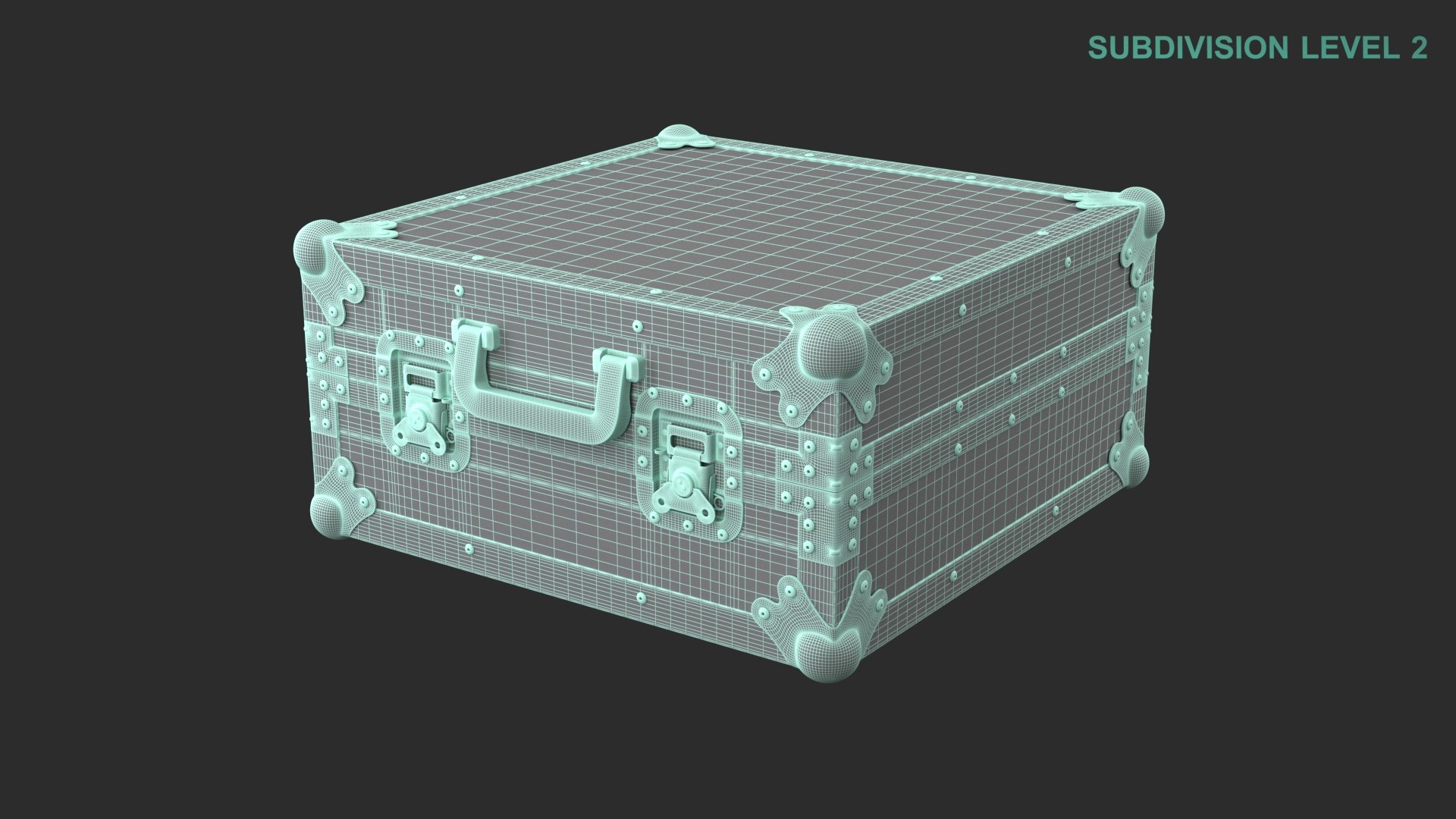 3D Closed Music Case model - TurboSquid 2161644