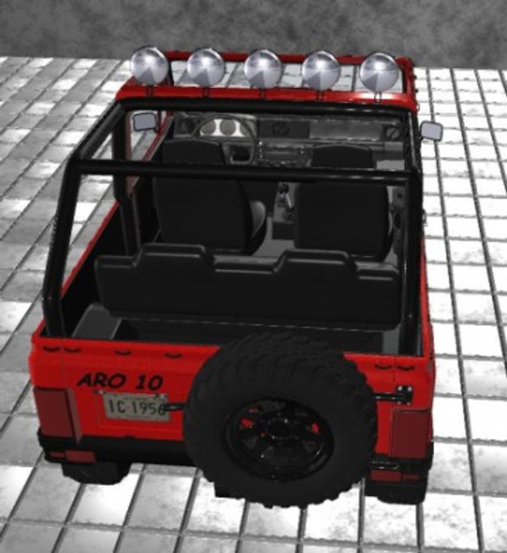 Jeep Aro 3d Model