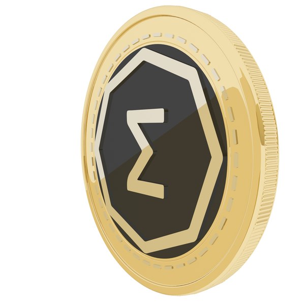 3D ERGO Cryptocurrency Gold Coin - TurboSquid 1855978