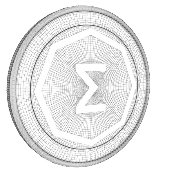3D ERGO Cryptocurrency Gold Coin - TurboSquid 1855978