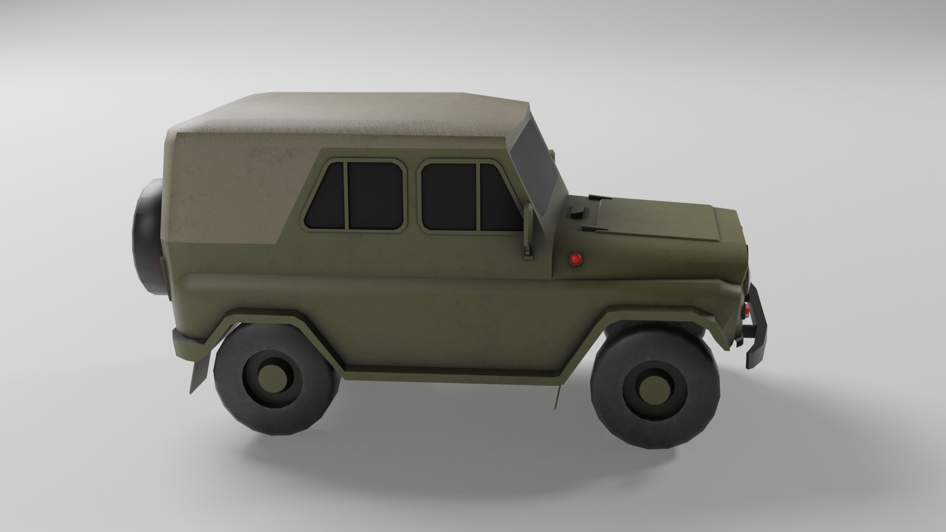 UAZ Low Poly Model 3D - TurboSquid 1796887