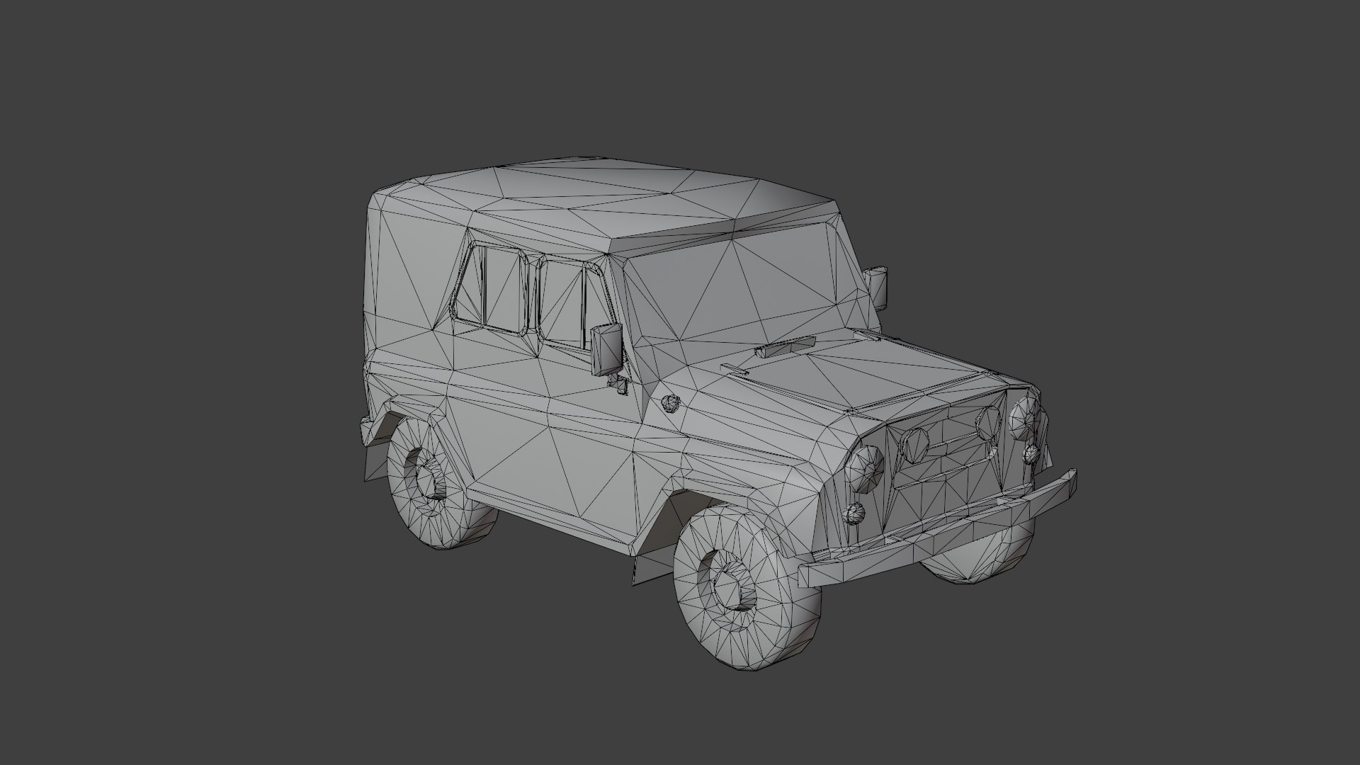 UAZ Low Poly Model 3D - TurboSquid 1796887