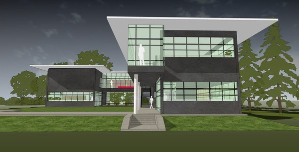 Office Building SketchUp Models for Download | TurboSquid