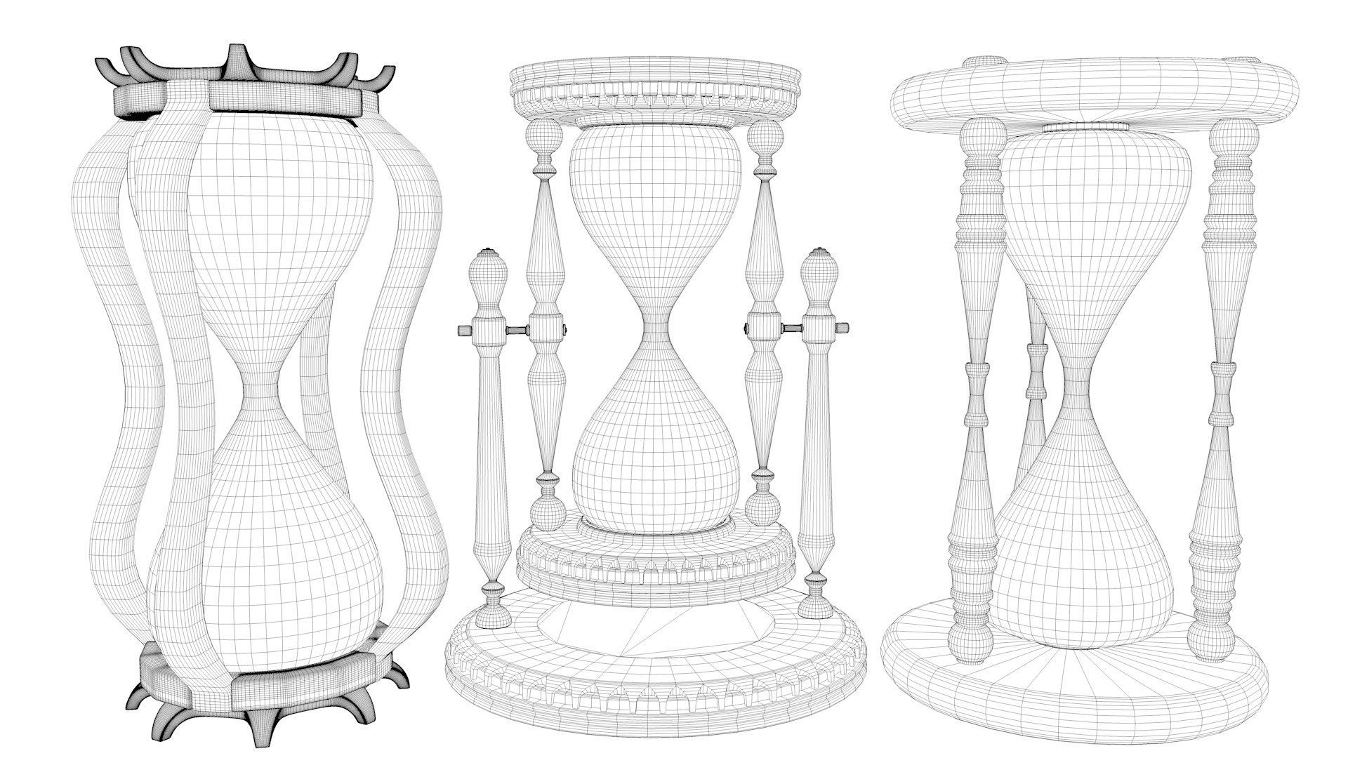 Hourglass collection model - TurboSquid 1833596