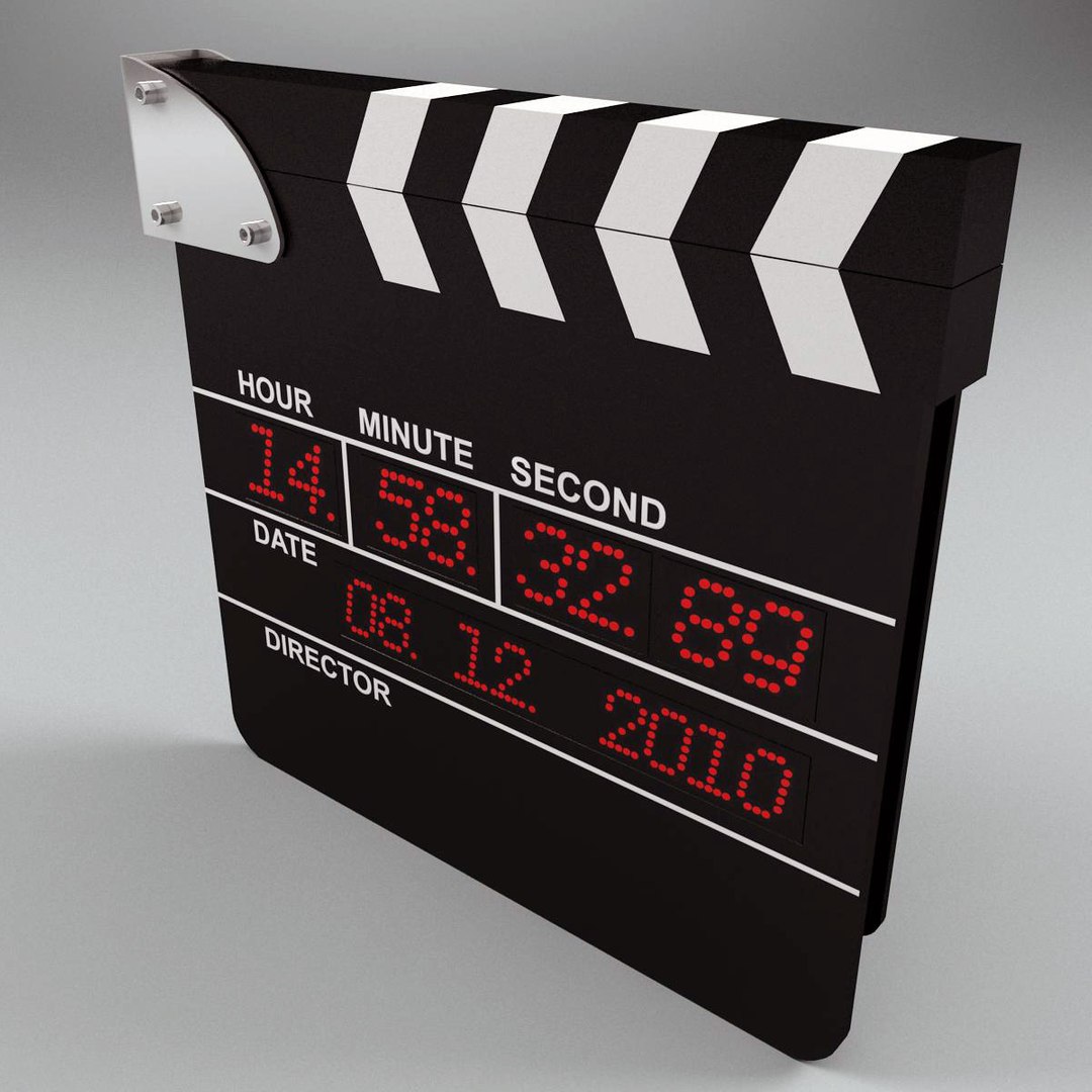 3d Model Of Clapboard Modelled
