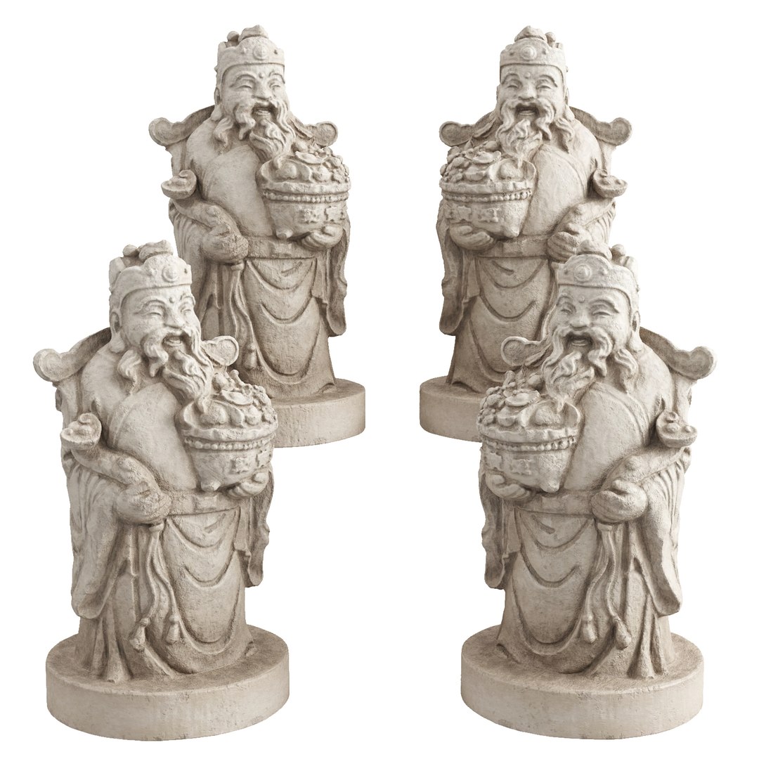 Asian God Of Money 3D Model - TurboSquid 2284692
