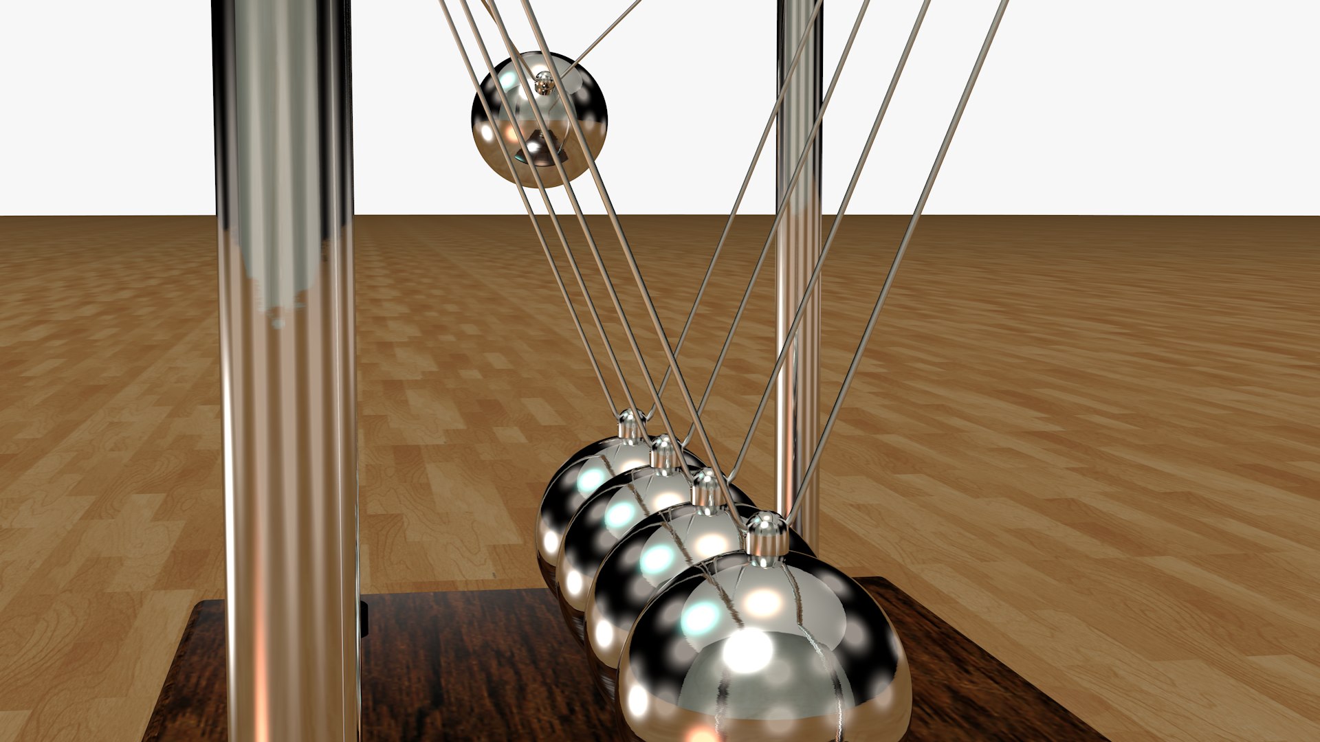 Newton Balls Model - TurboSquid 1799634