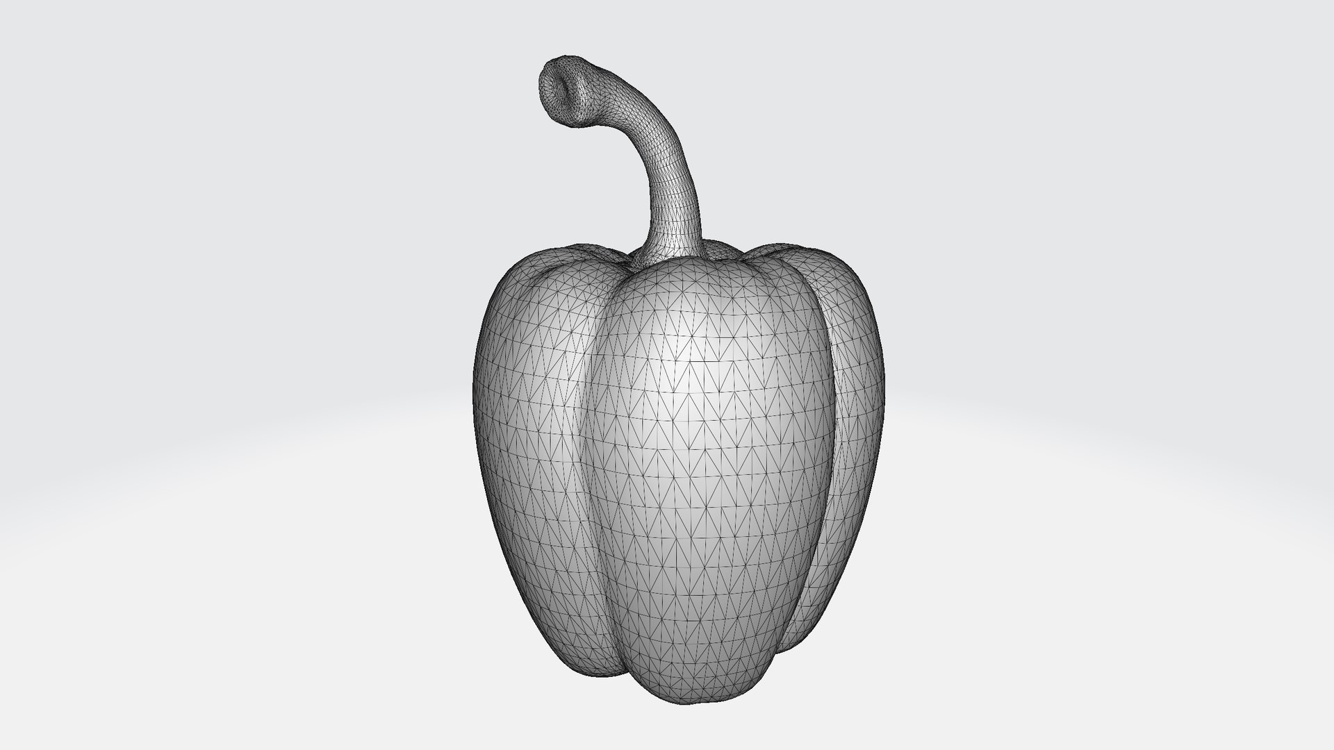 Red Bell Pepper 3D - TurboSquid 2347702